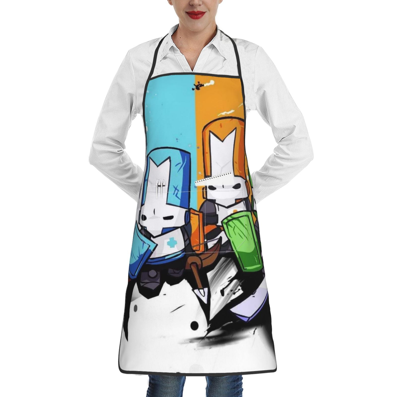 Game Castle Crashers Waterproof Apron Home Decor Kitchen Fashion Apron ...