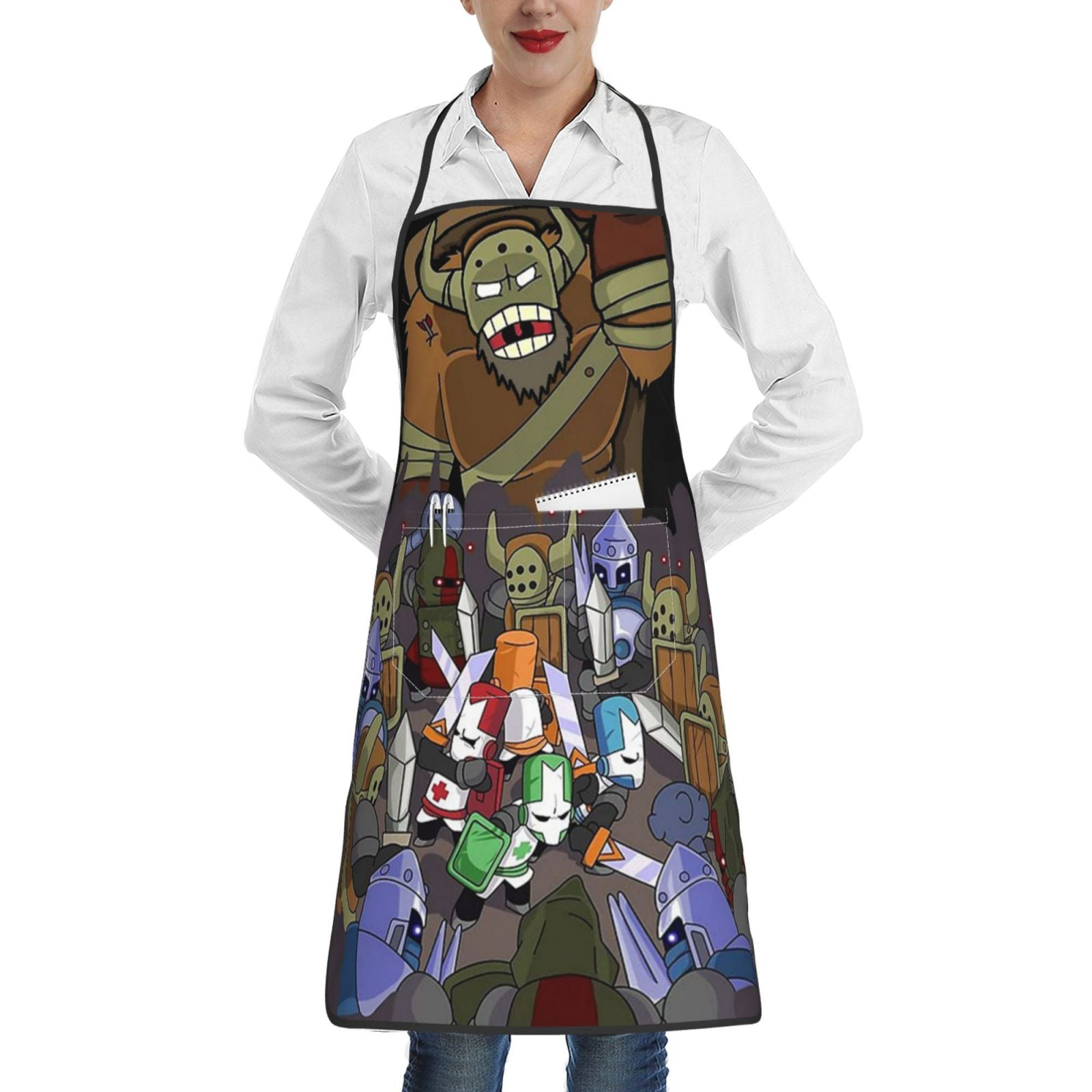Game Castle Crashers Waterproof Apron Home Decor Kitchen Fashion Apron ...
