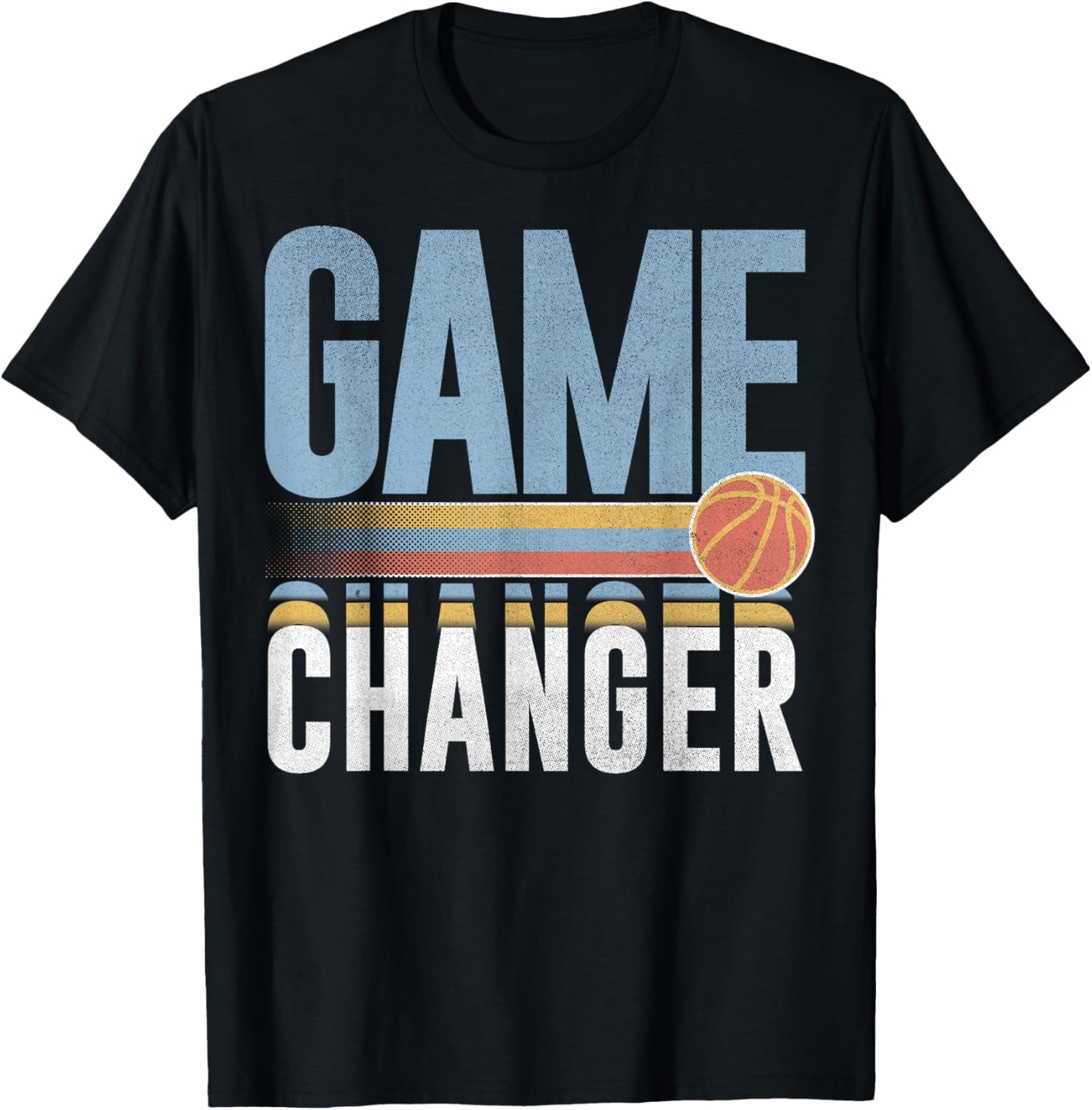Game Changer Rainbow Basketball T-Shirt men and women can wear, black ...