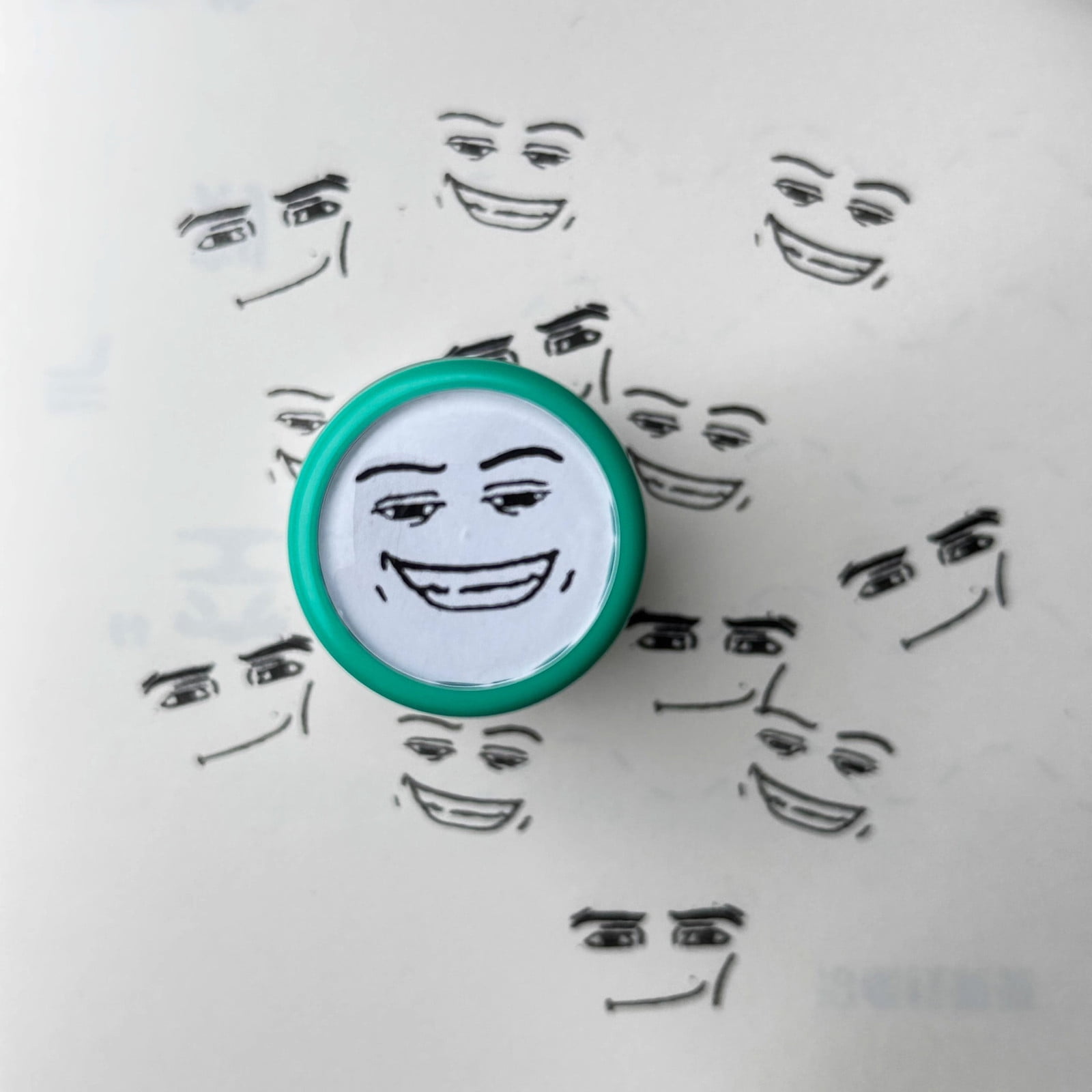 Game Character Expression Stamp, Funny Cartoon Photosensitive Seal for ...