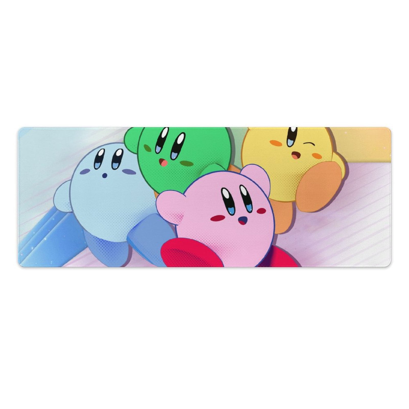 Game Colorful Kirby Mouse Pad No-sliped Large Mousepad Extended Gaming ...