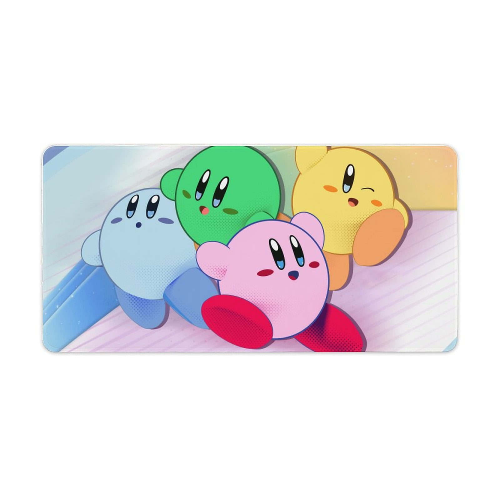 Game Colorful Kirby Mouse Pad No-sliped Large Mousepad Extended Gaming ...