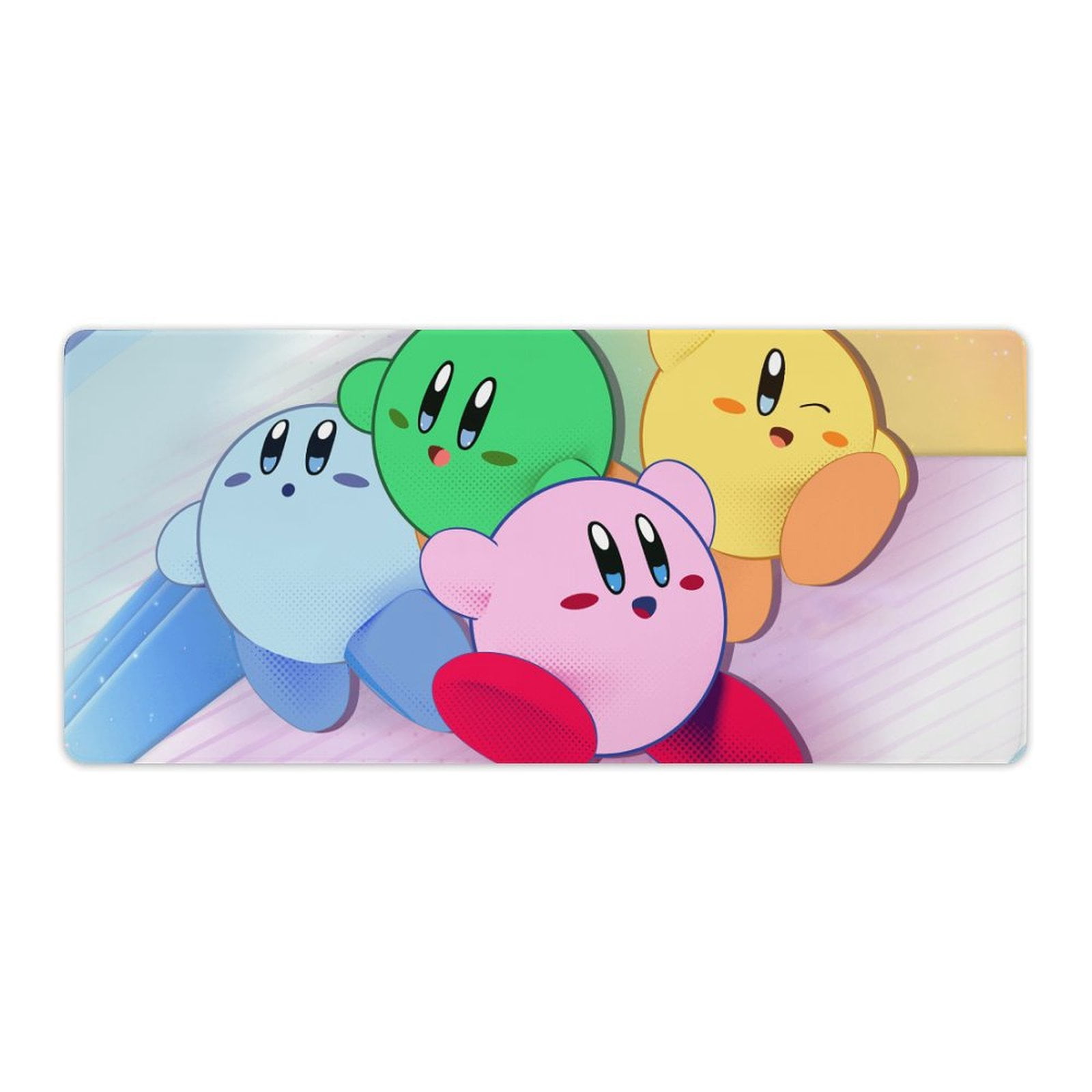 Game Colorful Kirby Mouse Pad No-sliped Large Mousepad Extended Gaming ...