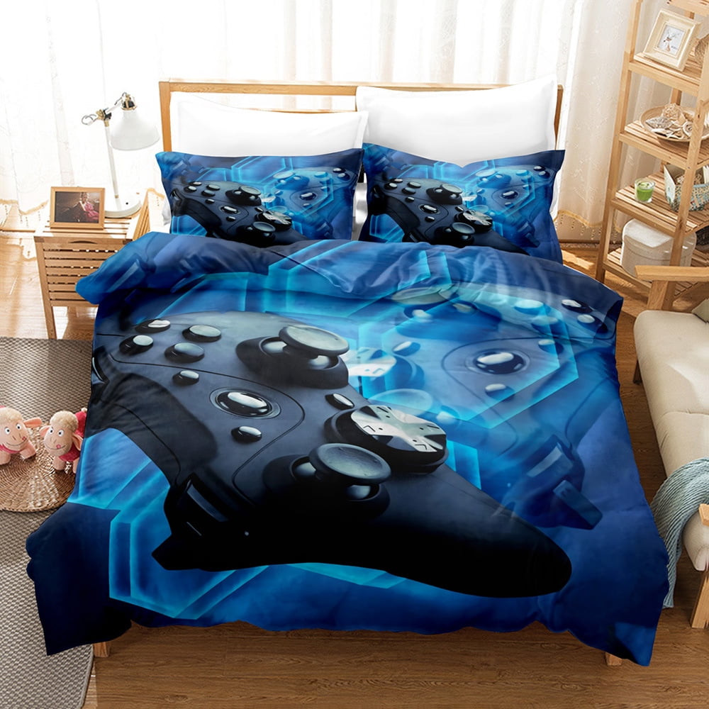 Game Comforter Sets Bed in A Bag for Boys Teen Kids,Honeycomb Gaming ...