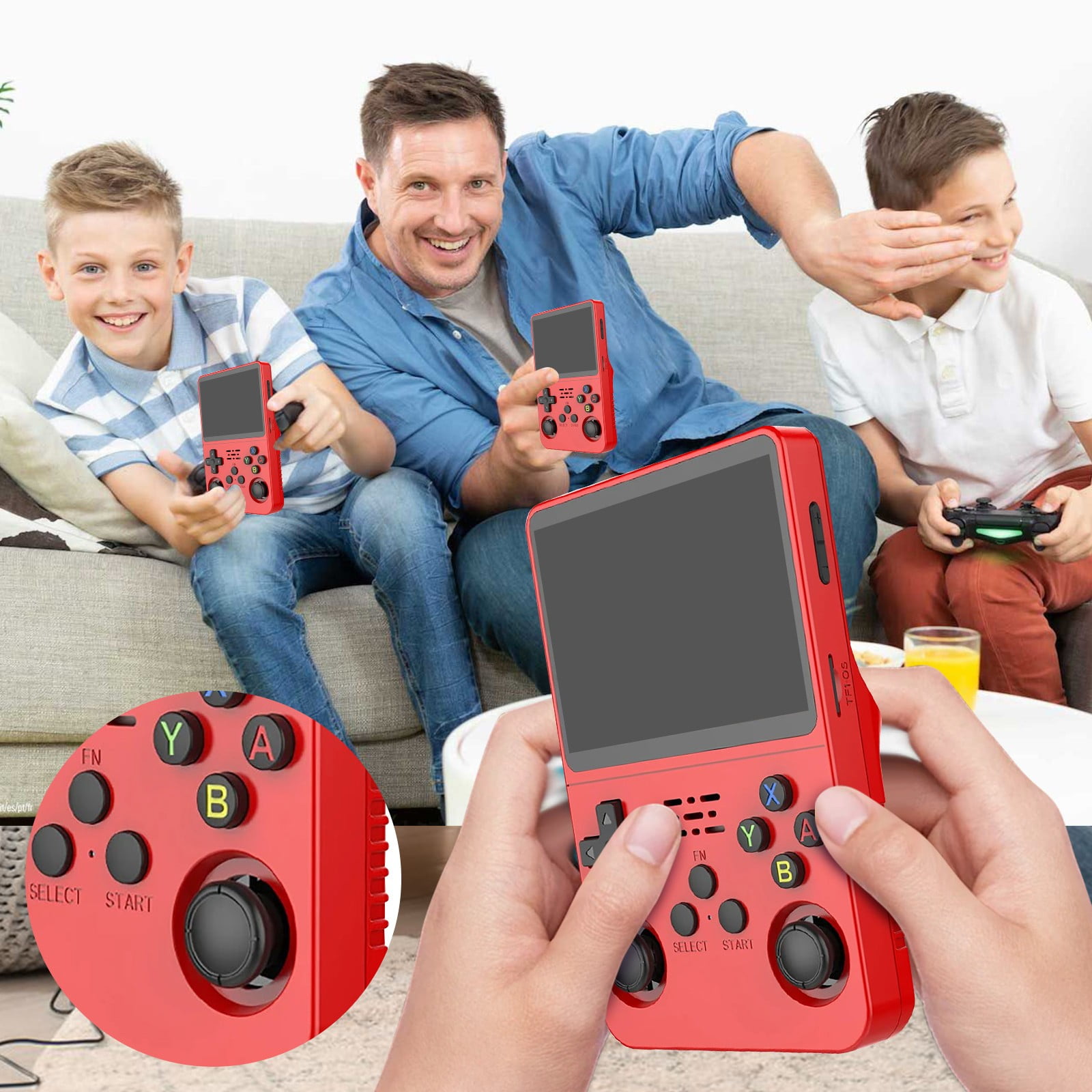 Game Console Hd Psp Handheld Game Console Dual Joystick Gba Arcade Simulator 64g - Walmart.com