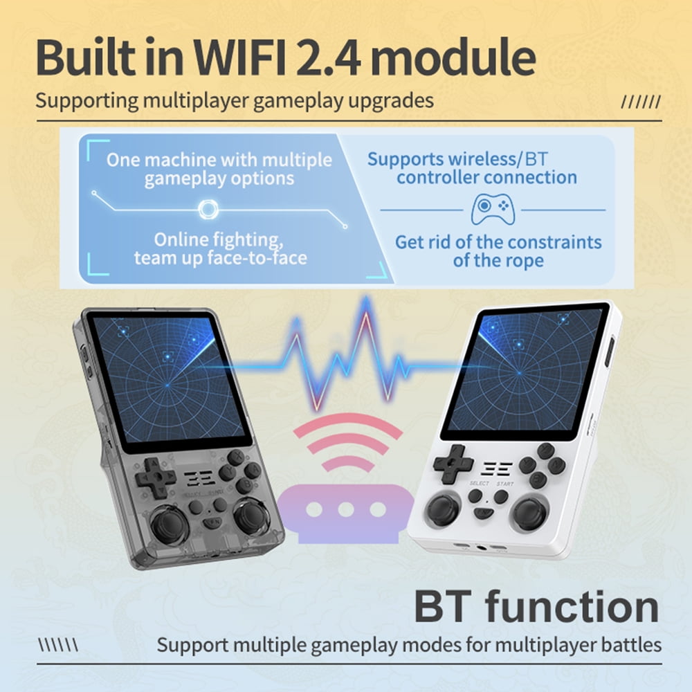 Game Console,Source Console Dual Portable Player Ips Screen Console ...