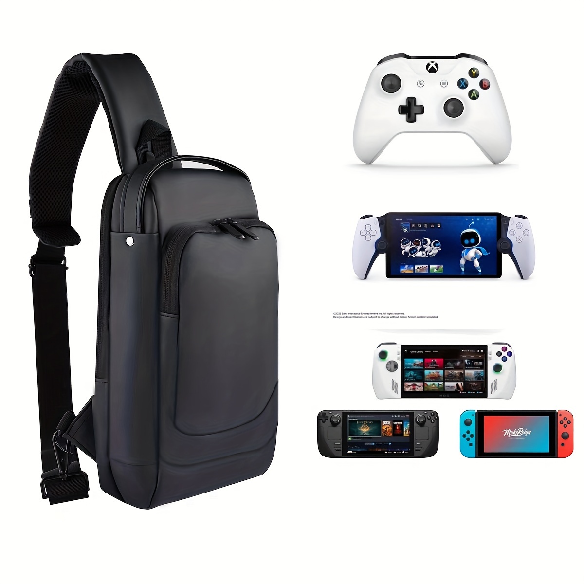 Game Console Steam Deck Handheld Accessories Handle Storage Bag ROG ...