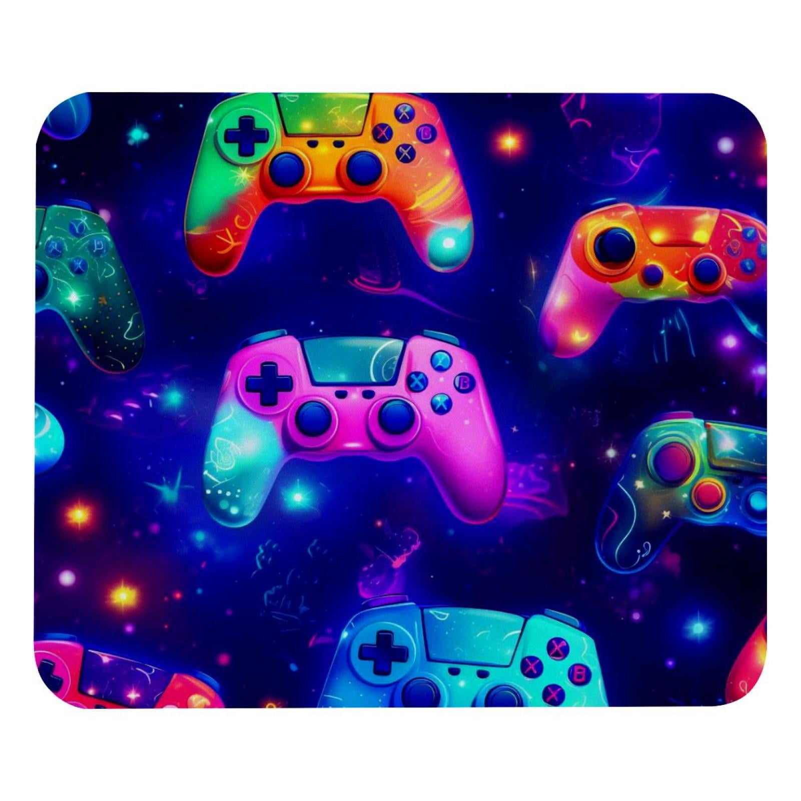 Game Controller 8.3x9.8 Inch Square Non-Slip Rubber Bottom Mouse Pad ...