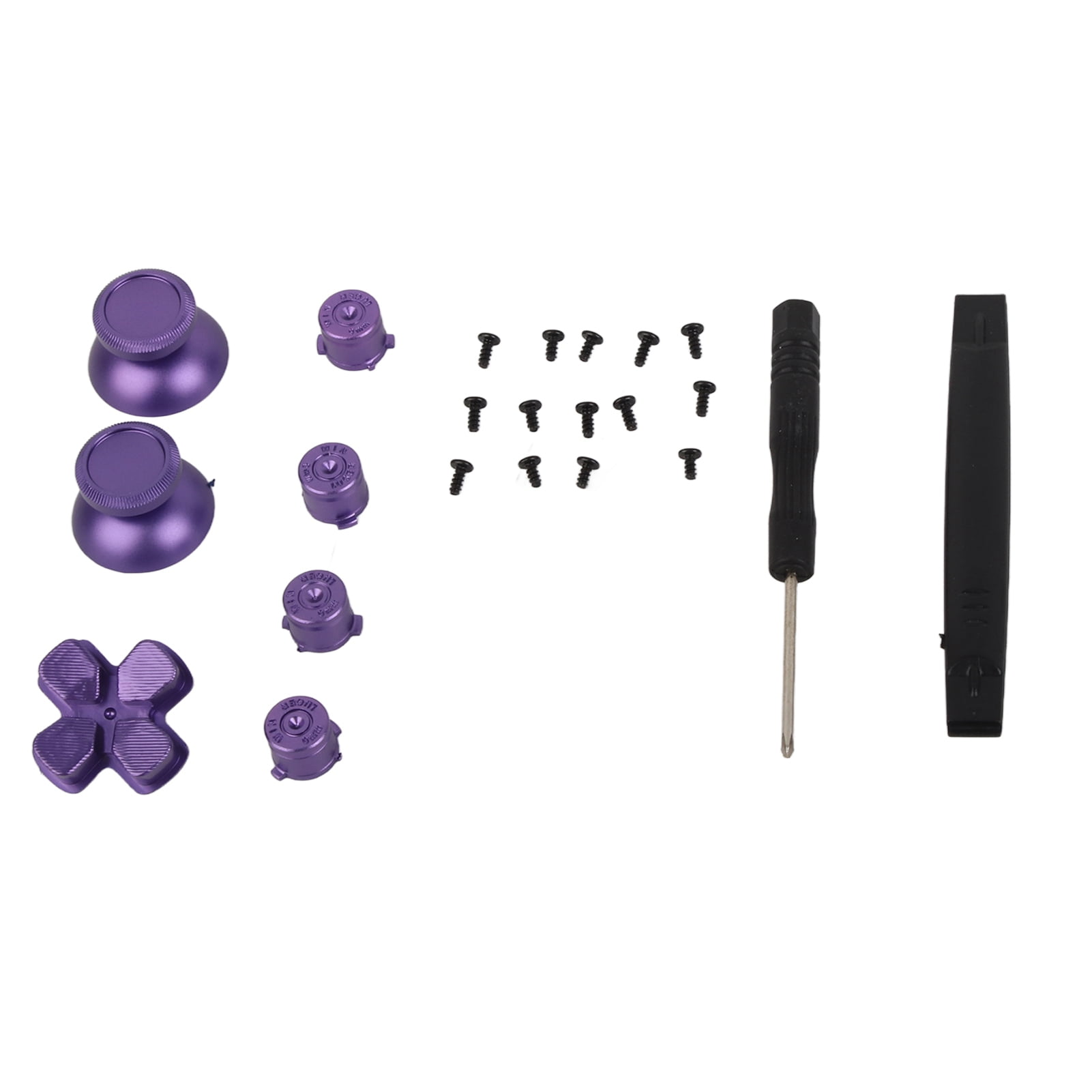 Game Controller Aluminum Alloy Buttons Thumb Stick Set Replacement ...