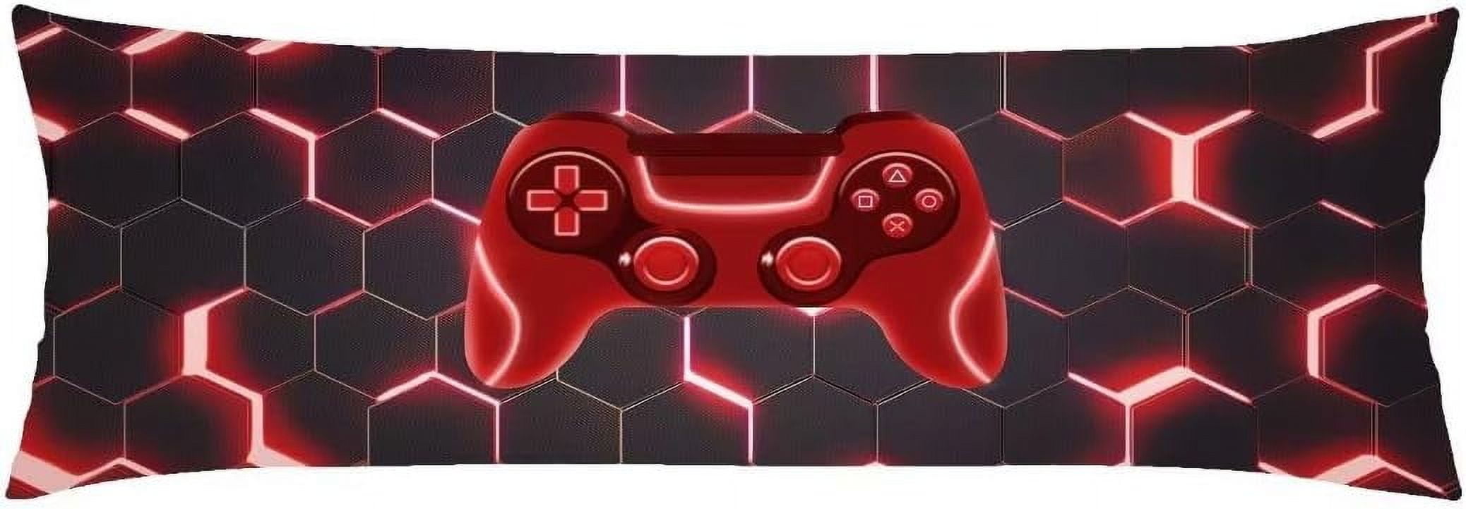 Game Controller Body Pillow Cover for Boys Gifts Gamer Gaming Pattern ...