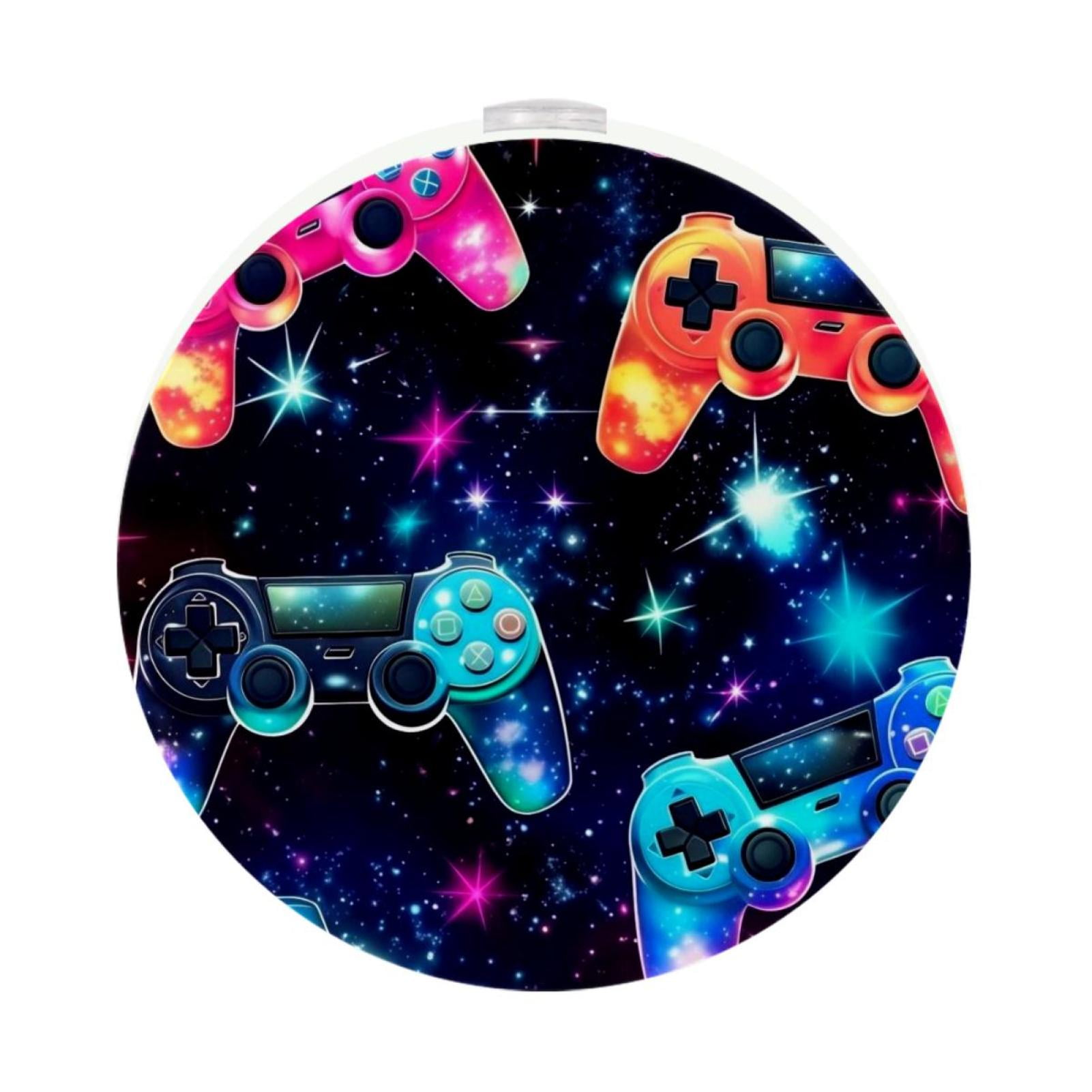 Game Controller Bright and Compact LED Round Night Light - Set of 2 ...