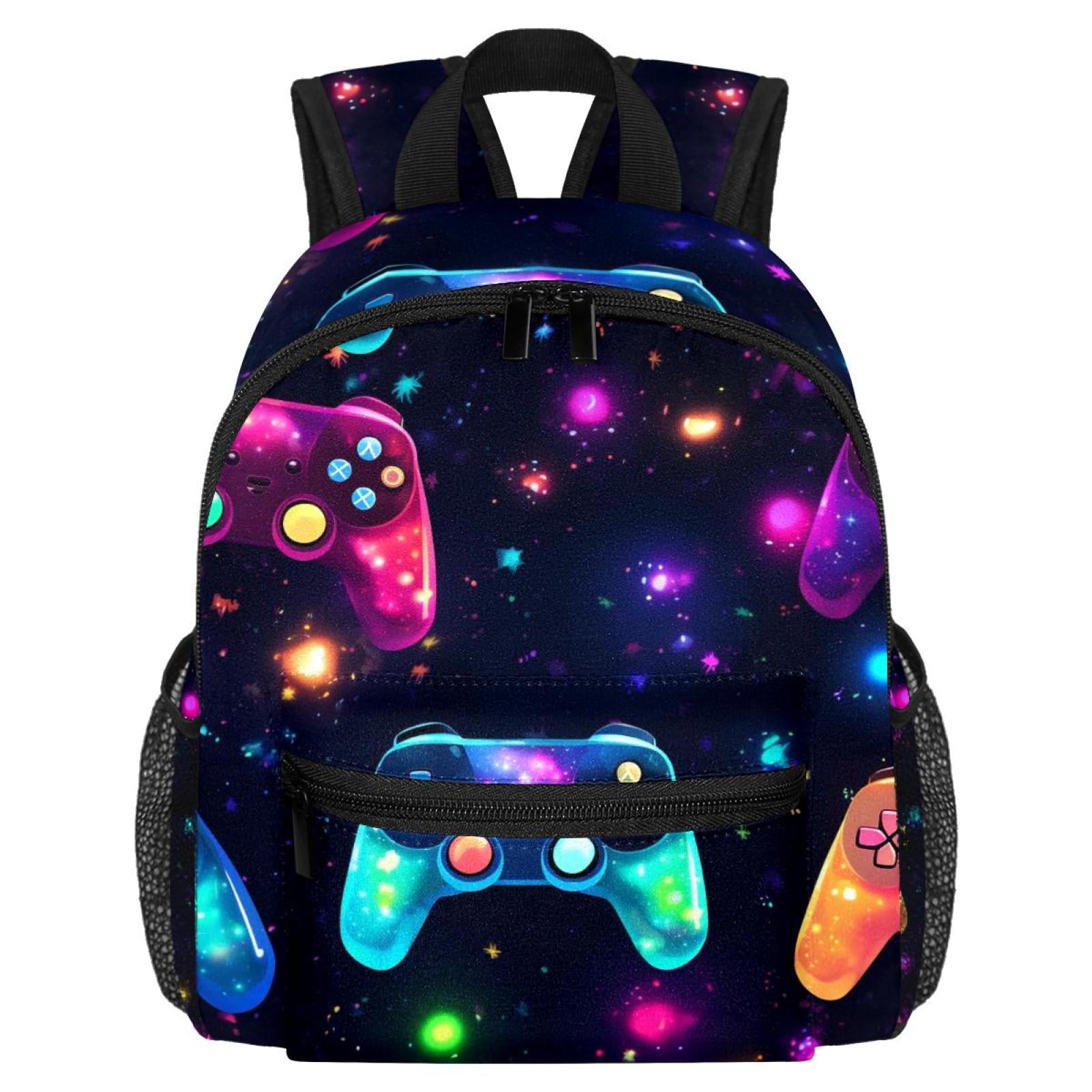Game Controller Cute Book Bag with Adjustable Shoulder Strap, Large ...