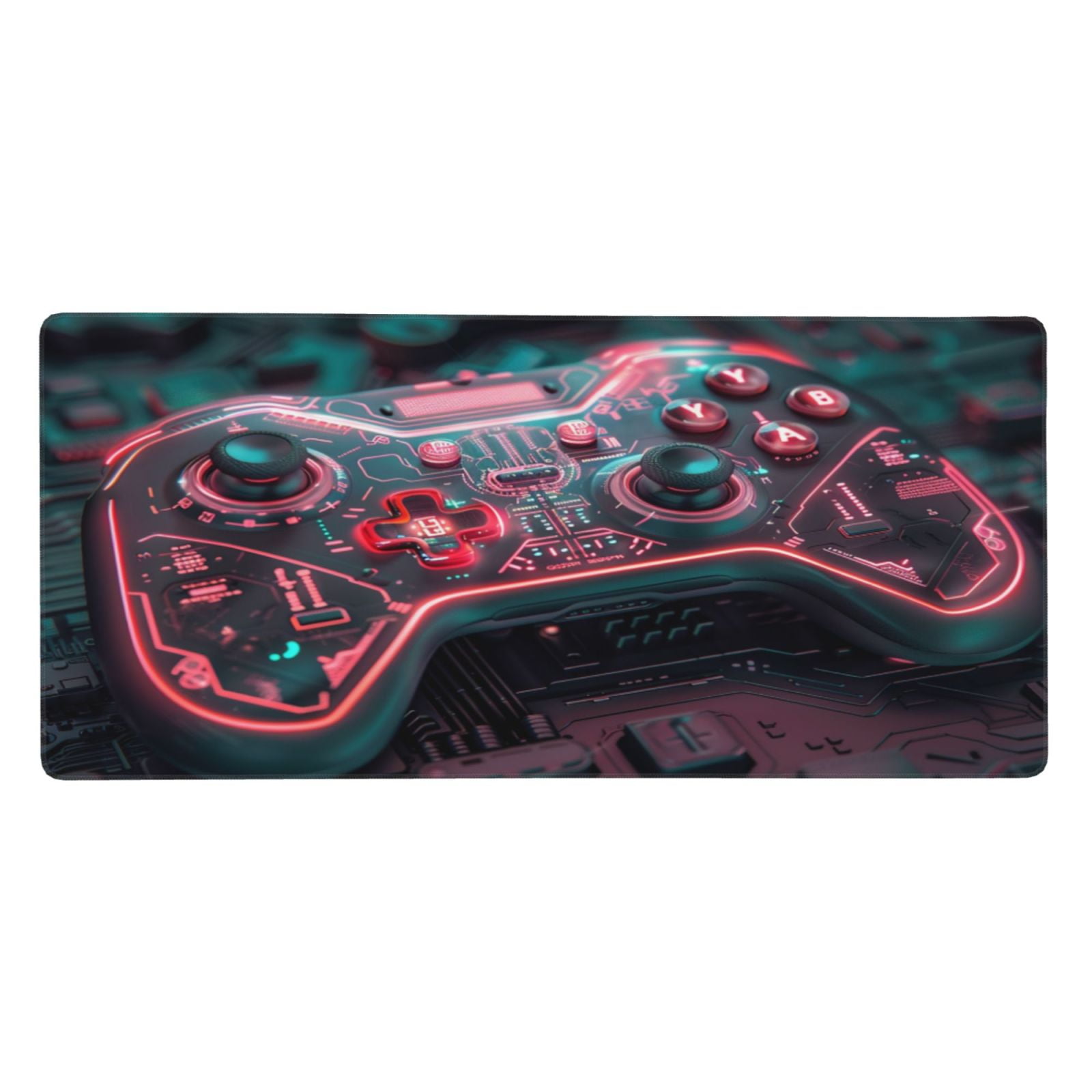 Game Controller Desk Mat Xxl Extended Gaming Mouse Pad 16x35.5in ...