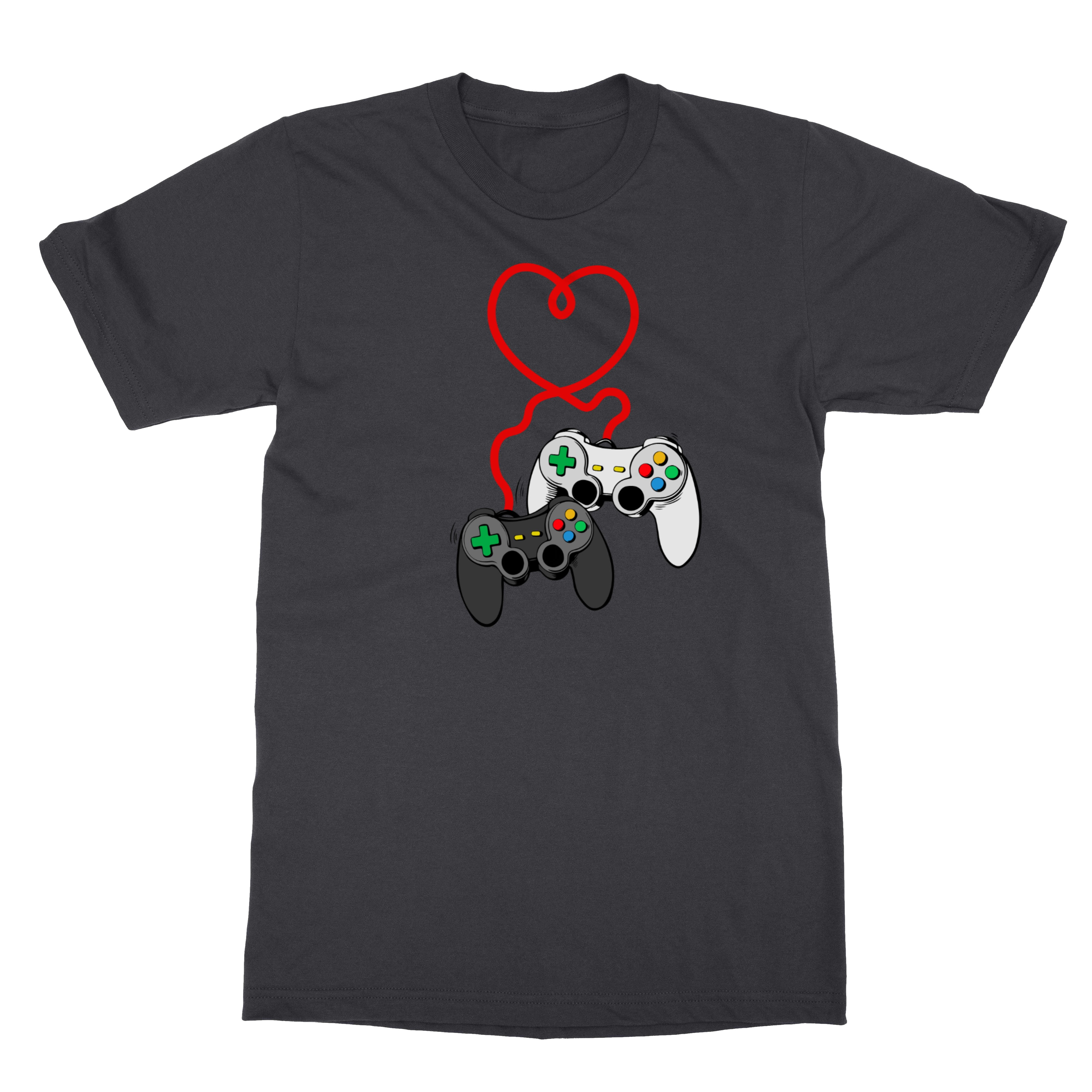 Game Controller Heart - Valentines Day Gaming Funny Unisex T-Shirt ...
