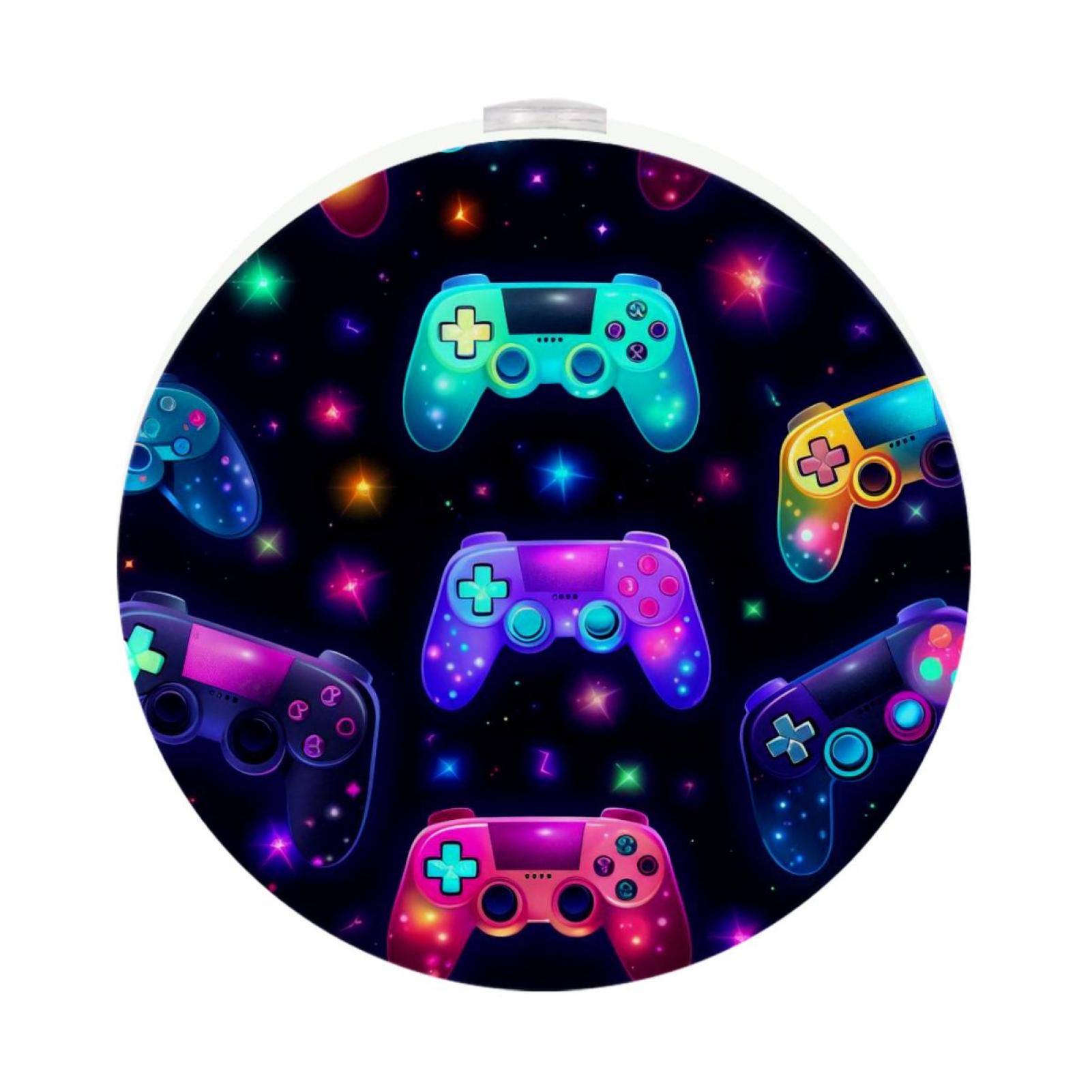 Game Controller LED Round Night Light-2PCS: Bright and Energy Efficient ...