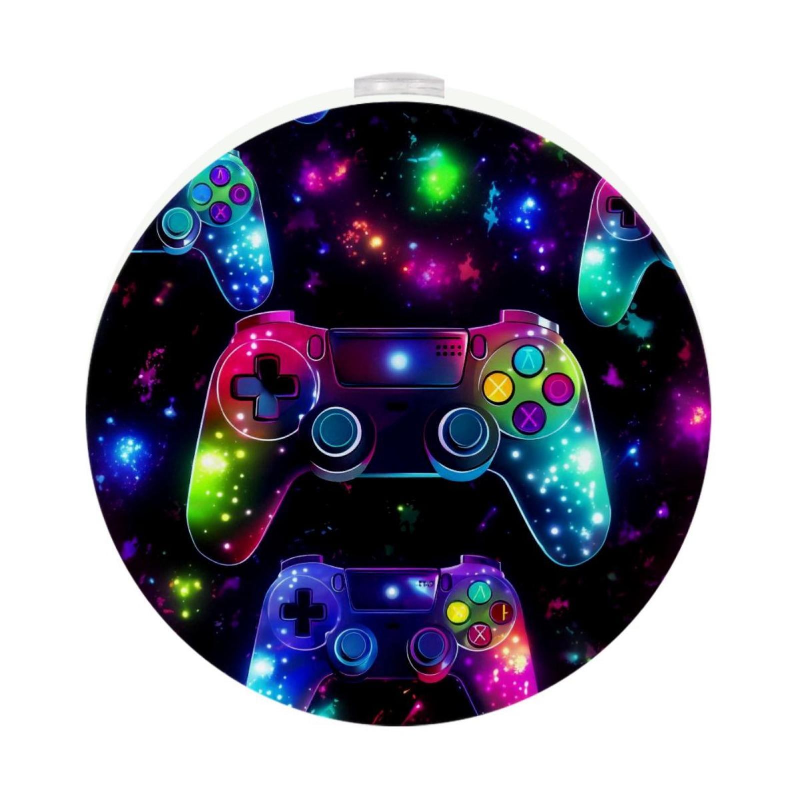 Game Controller LED Round Night Light (2PCS) – Energy Efficient Plug-in ...