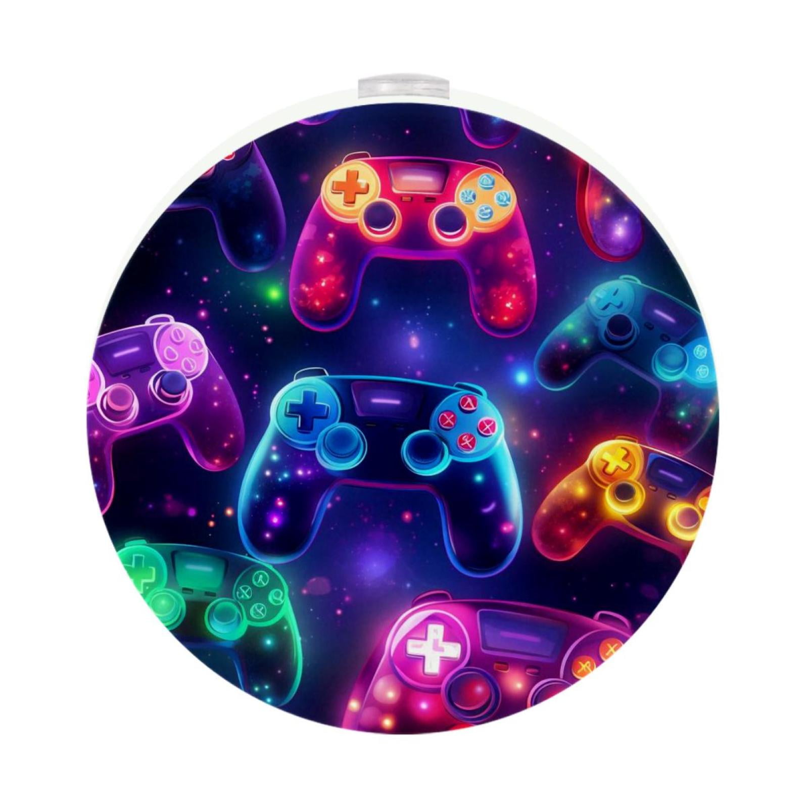 Game Controller LED Round Night Light-2PCS | Energy-Efficient Plug-in ...