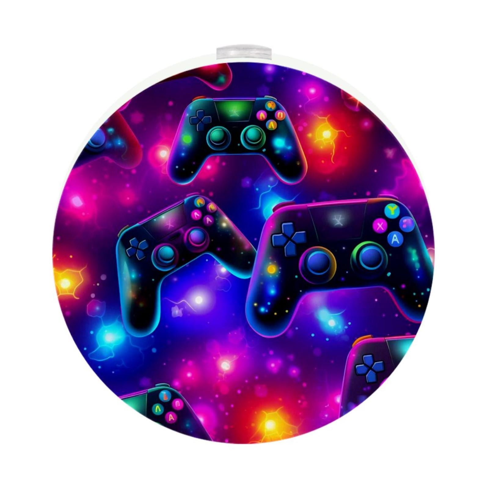 Game Controller LED Round Night Light 2PCS - Motion Sensor Activated ...