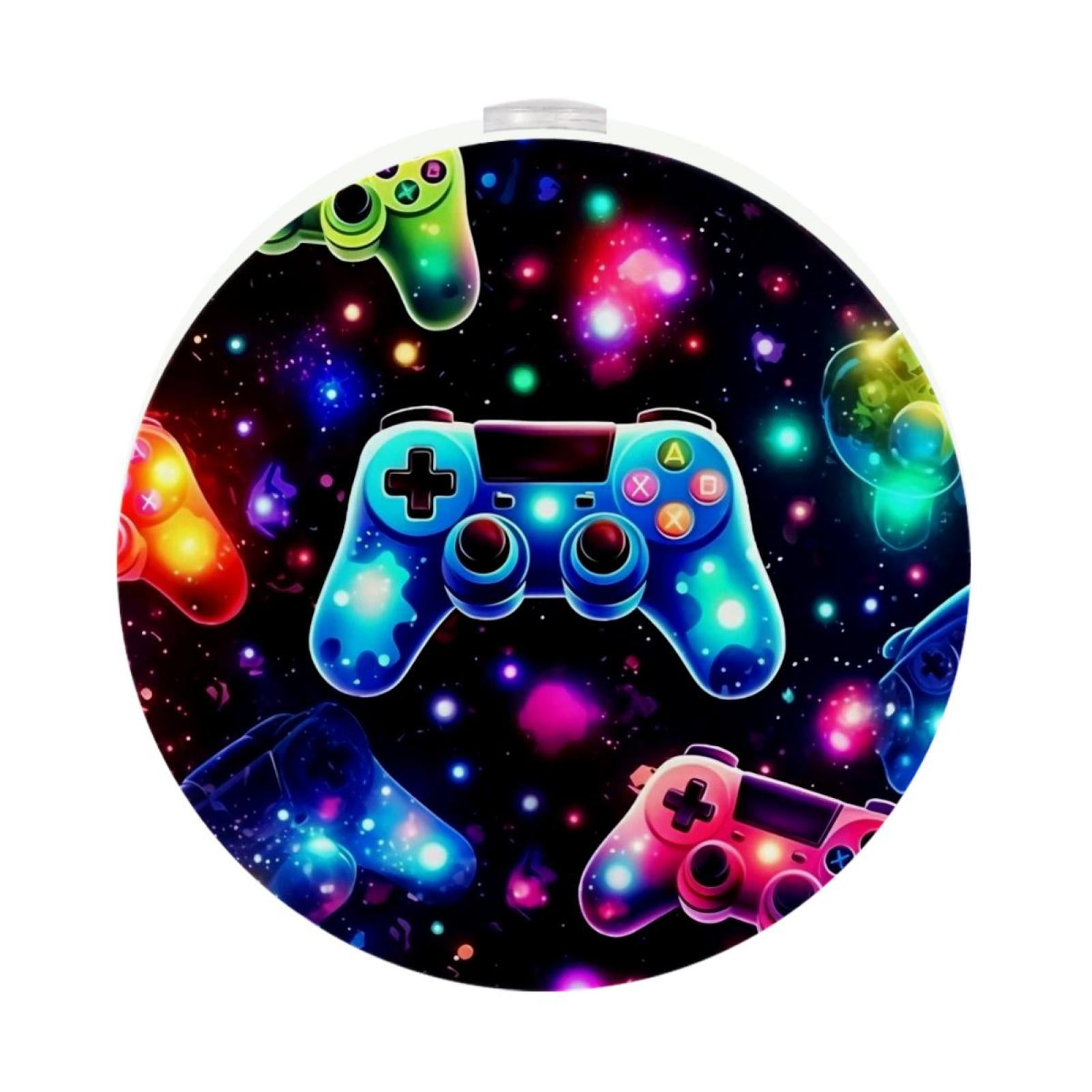 Game Controller LED Round Night Light 2PCS - Motion Sensor Activated ...