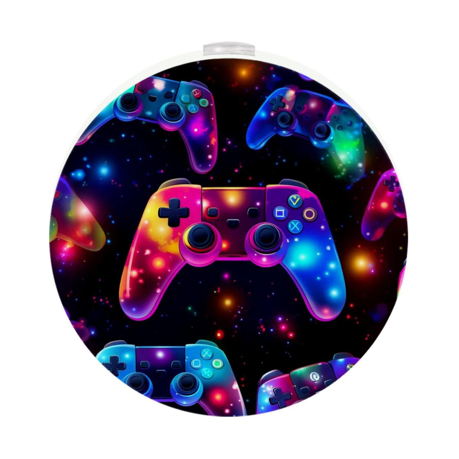 Game Controller LED Round Night Light 2PCS - Small Nightlights with ...