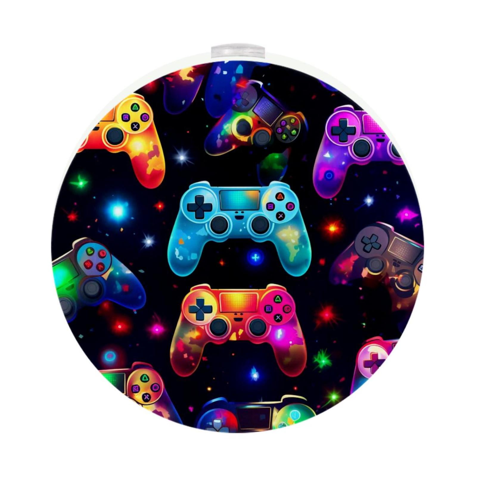 Game Controller LED Round Night Light-2PCS Ultra Bright Candle Battery ...