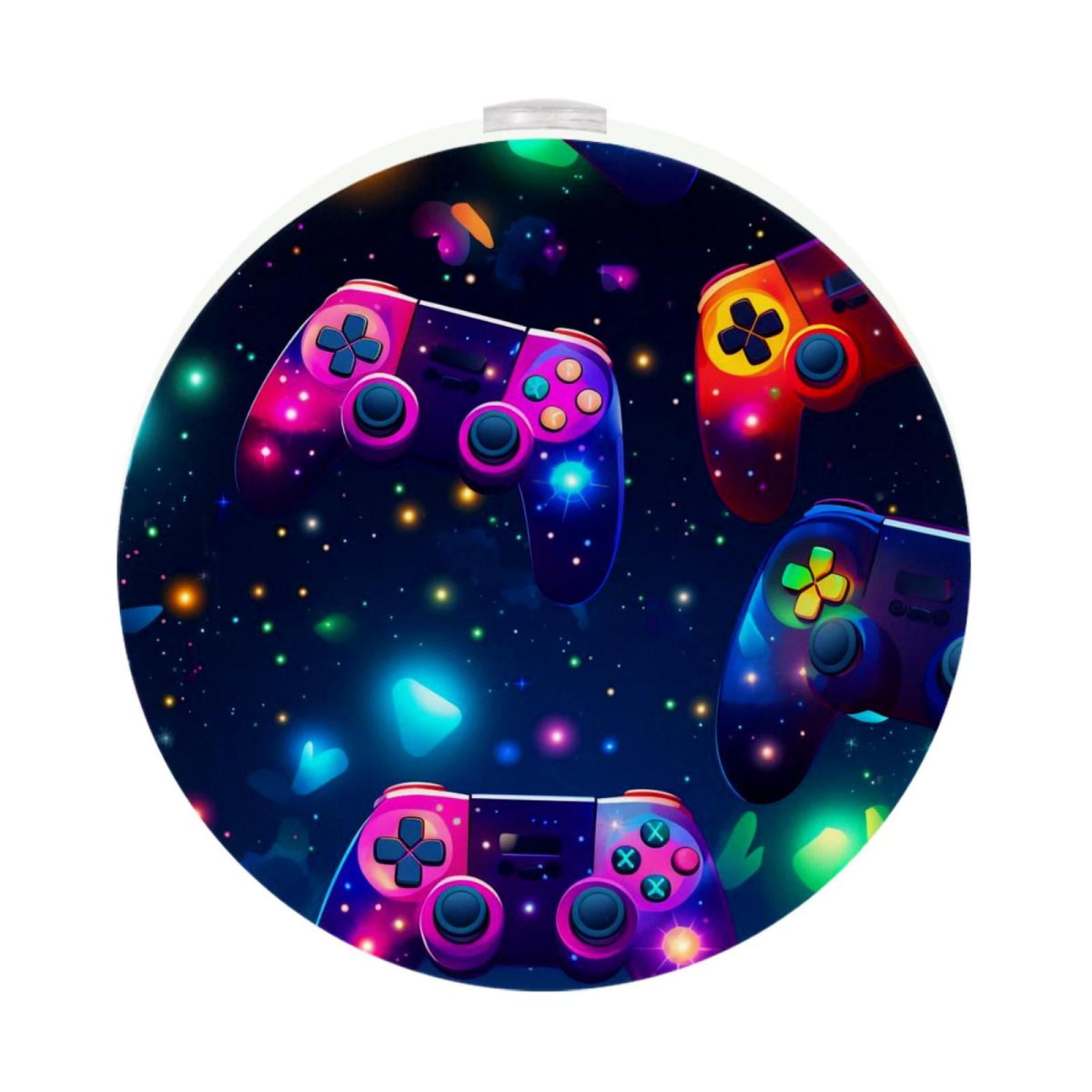 Game Controller LED Round Night Light-2PCS for a Relaxing and Safe ...