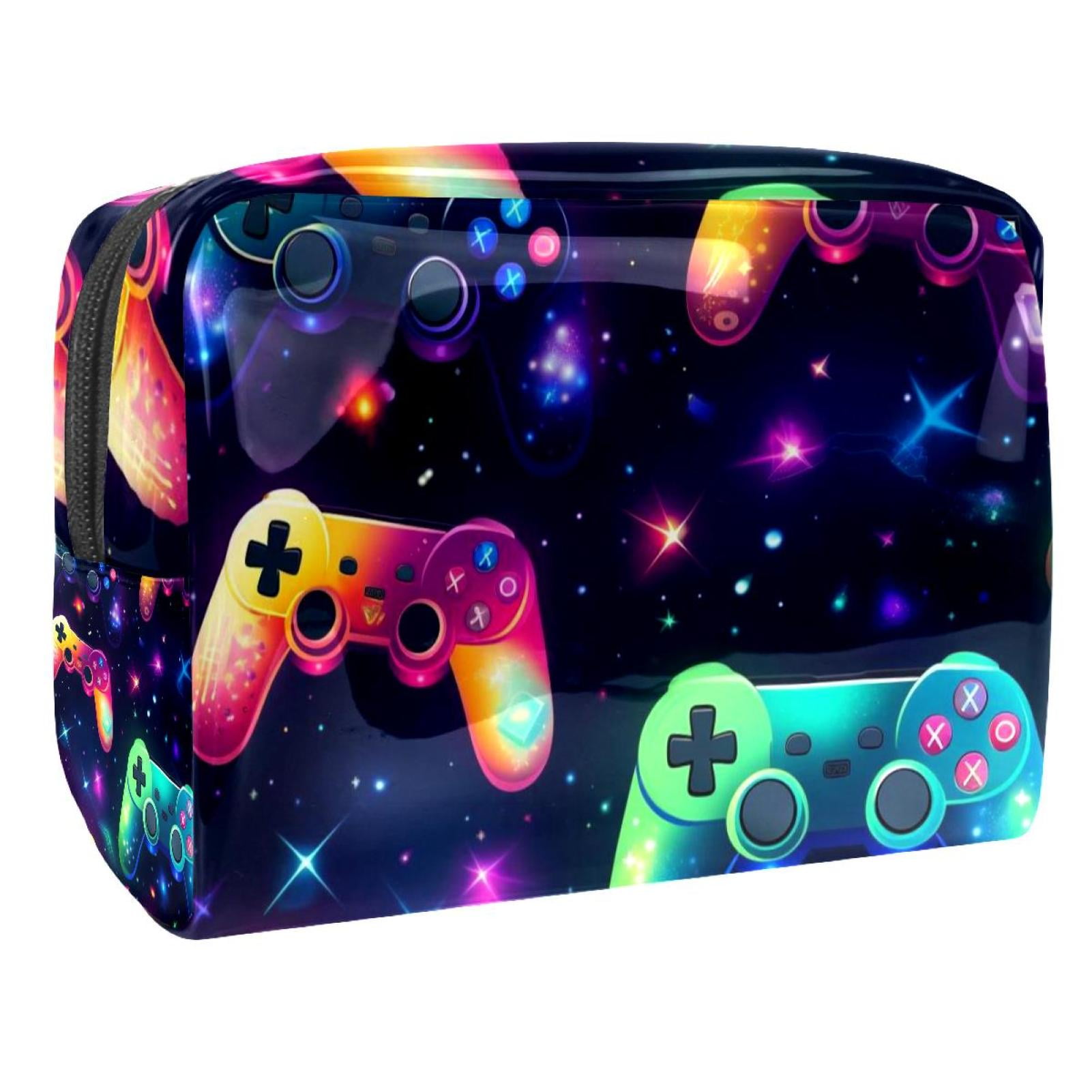 Game Controller Large Capacity Waterproof Printed Cosmetic Storage Bag ...