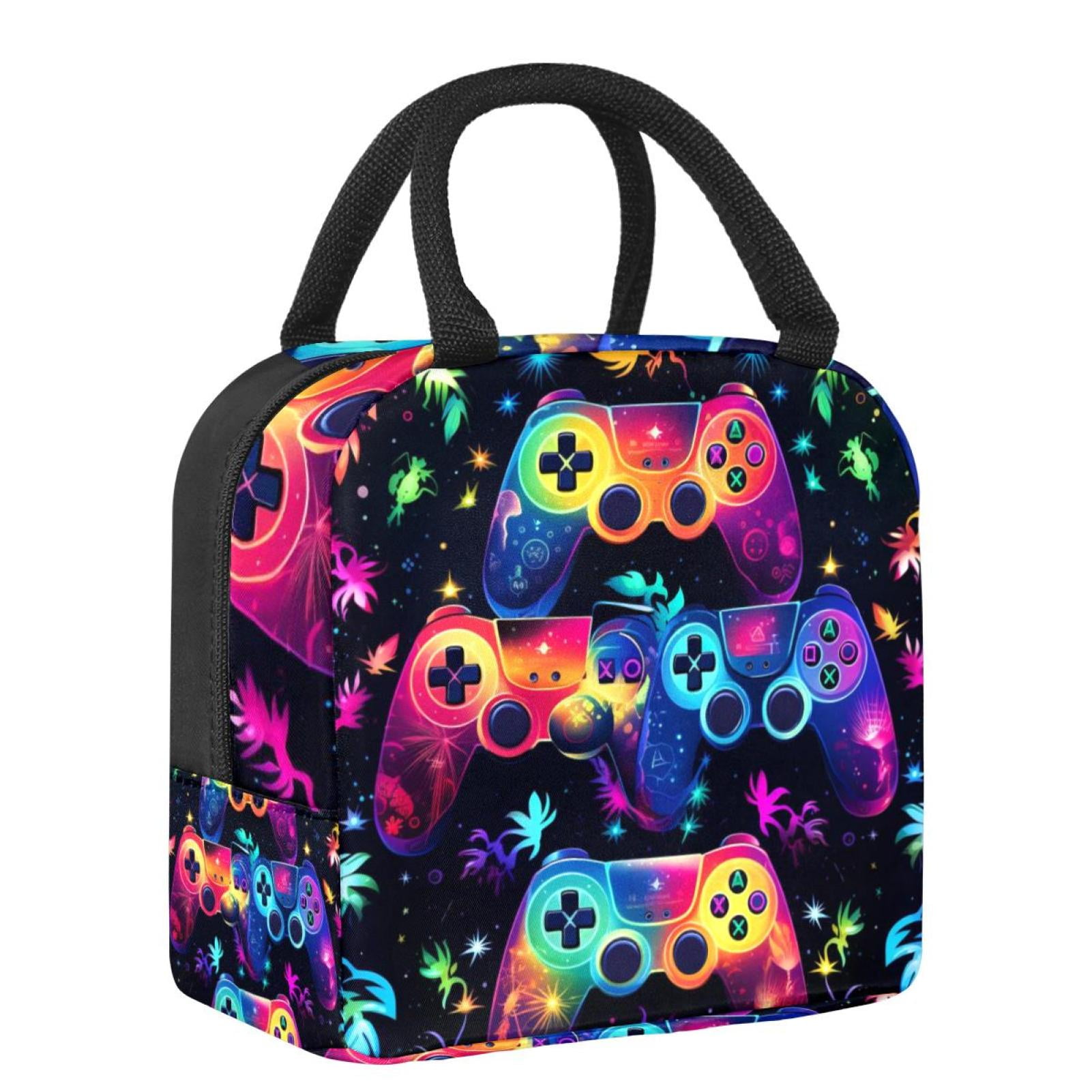 Game Controller Lightweight Large Capacity Tote Lunch Bag for Men and ...