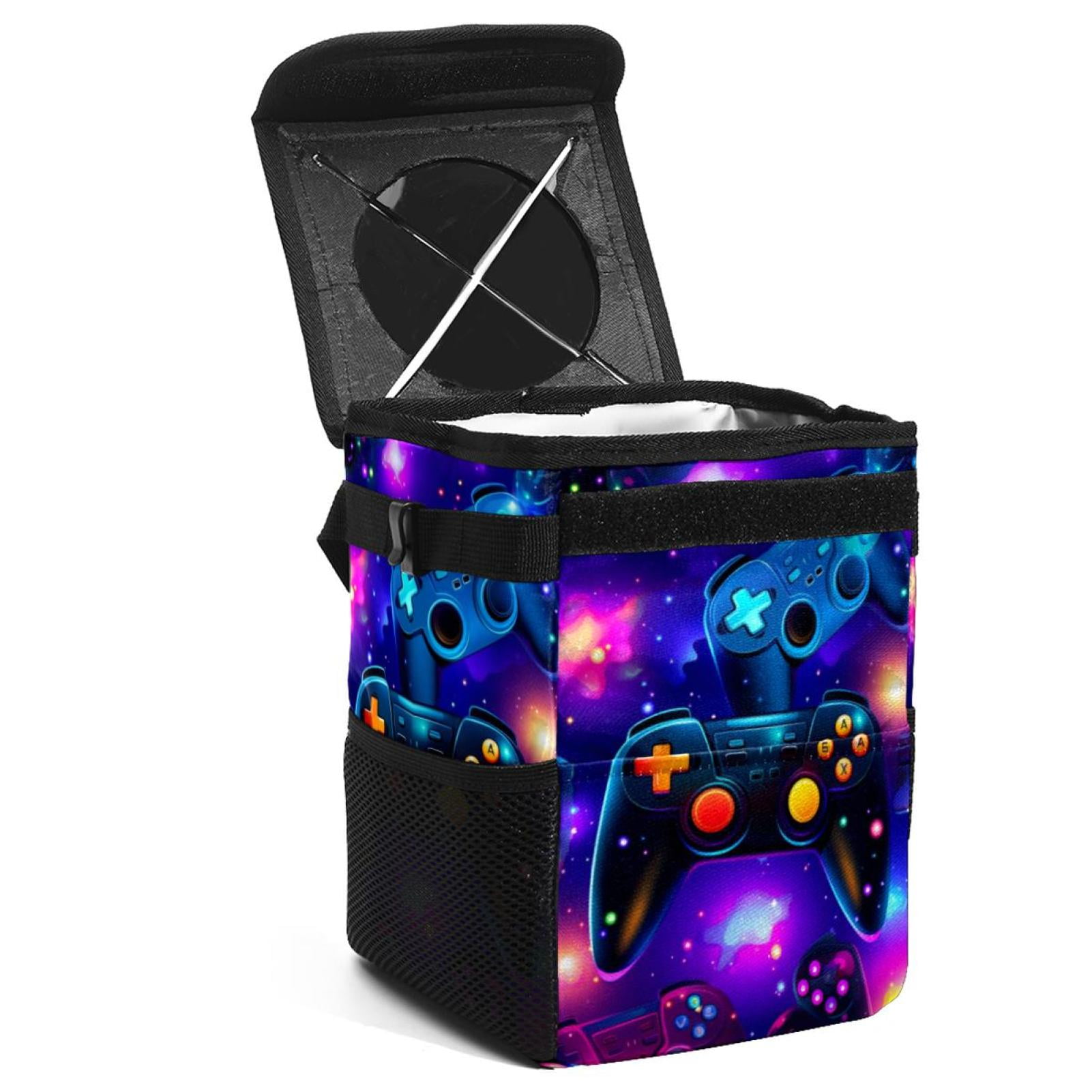 Game Controller Mini Trash Can Car Garbage Can Car Trash Can Foldable ...