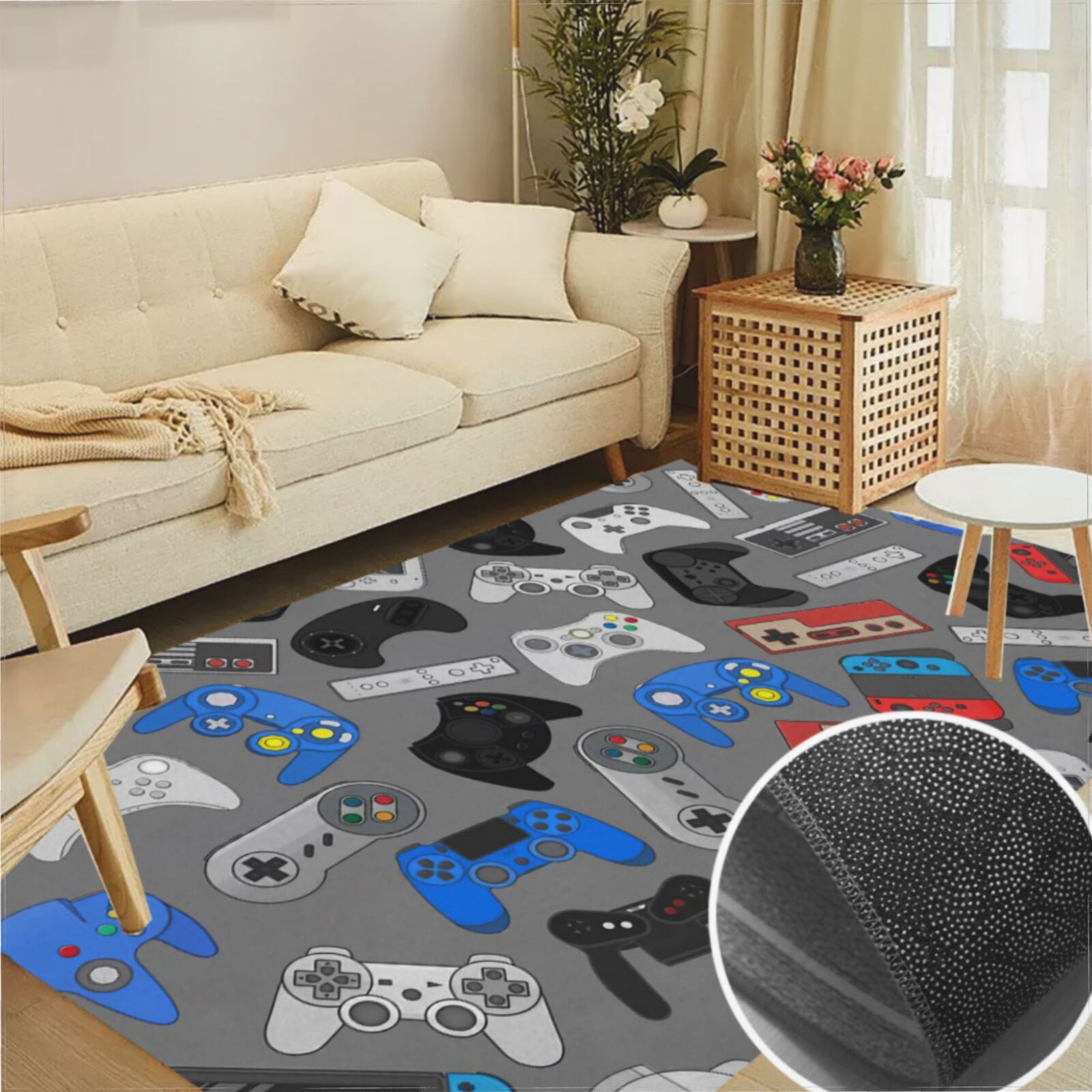 Game Controller Pattern Adult Home Decor Bedroom Living Room Crystal ...