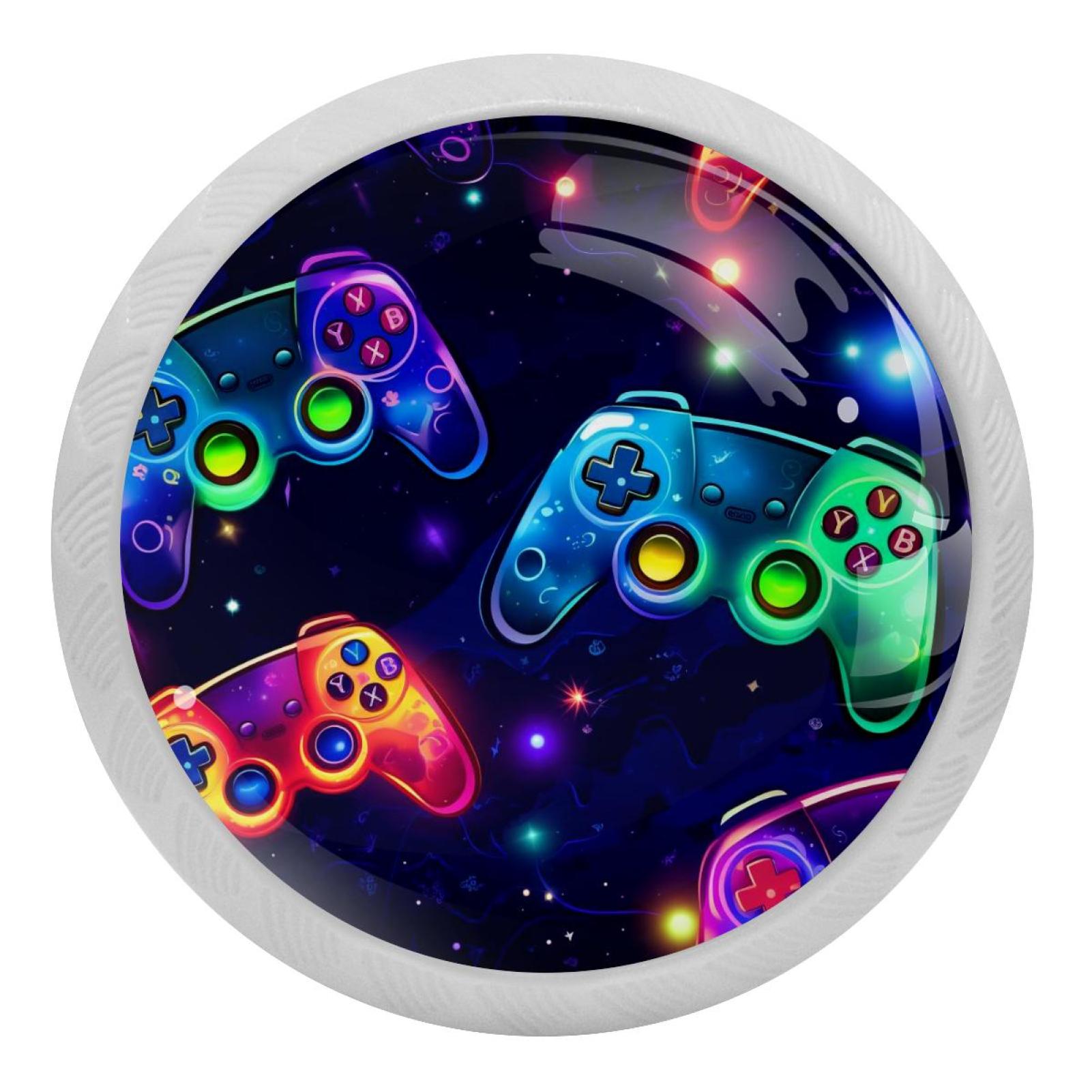 Game Controller Round Glow-in-the-Dark Dresser Hardware Pack ...