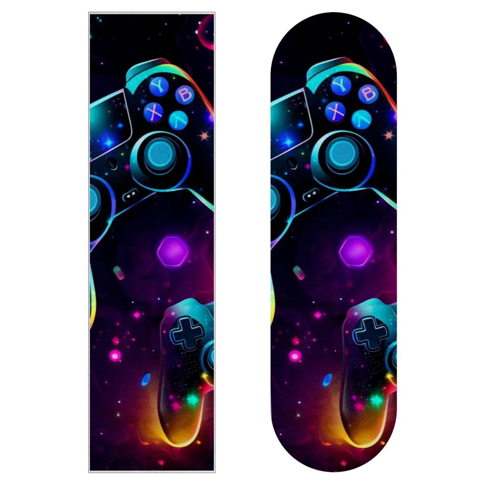 Game Controller Skateboard Grip Tape - Pack of Two, Emery Surface, PVC ...