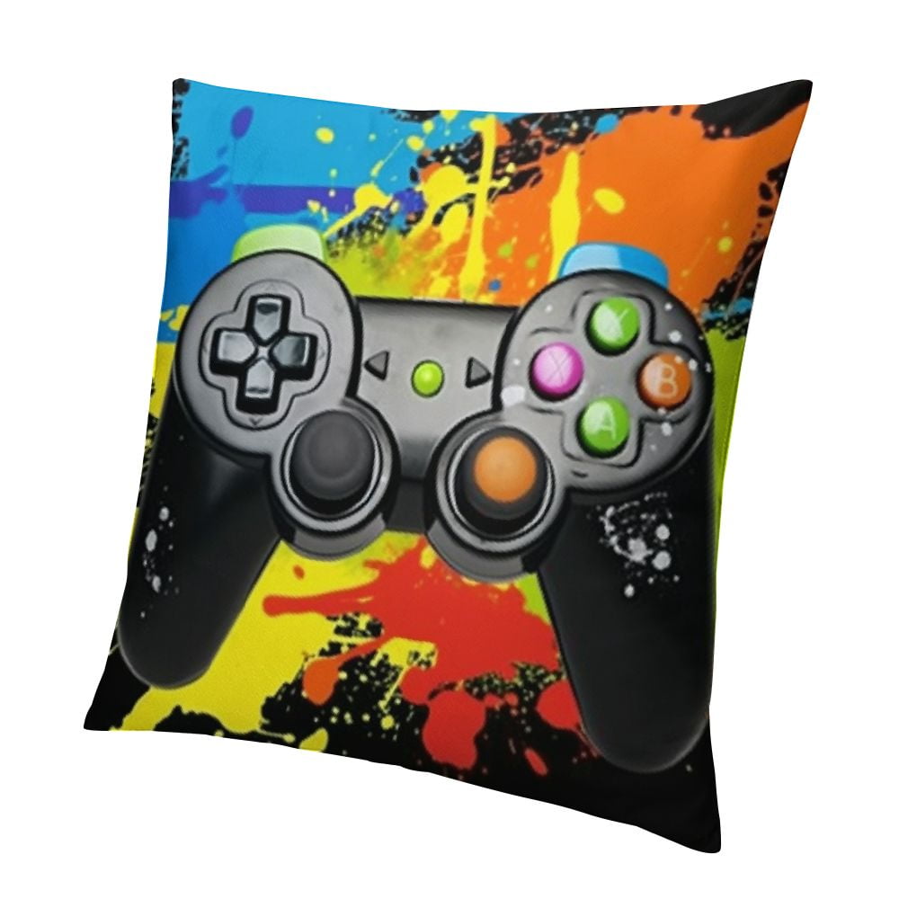 Game Controller Throw Pillow s Teen Gaming Pillows Decorative Cushion ...