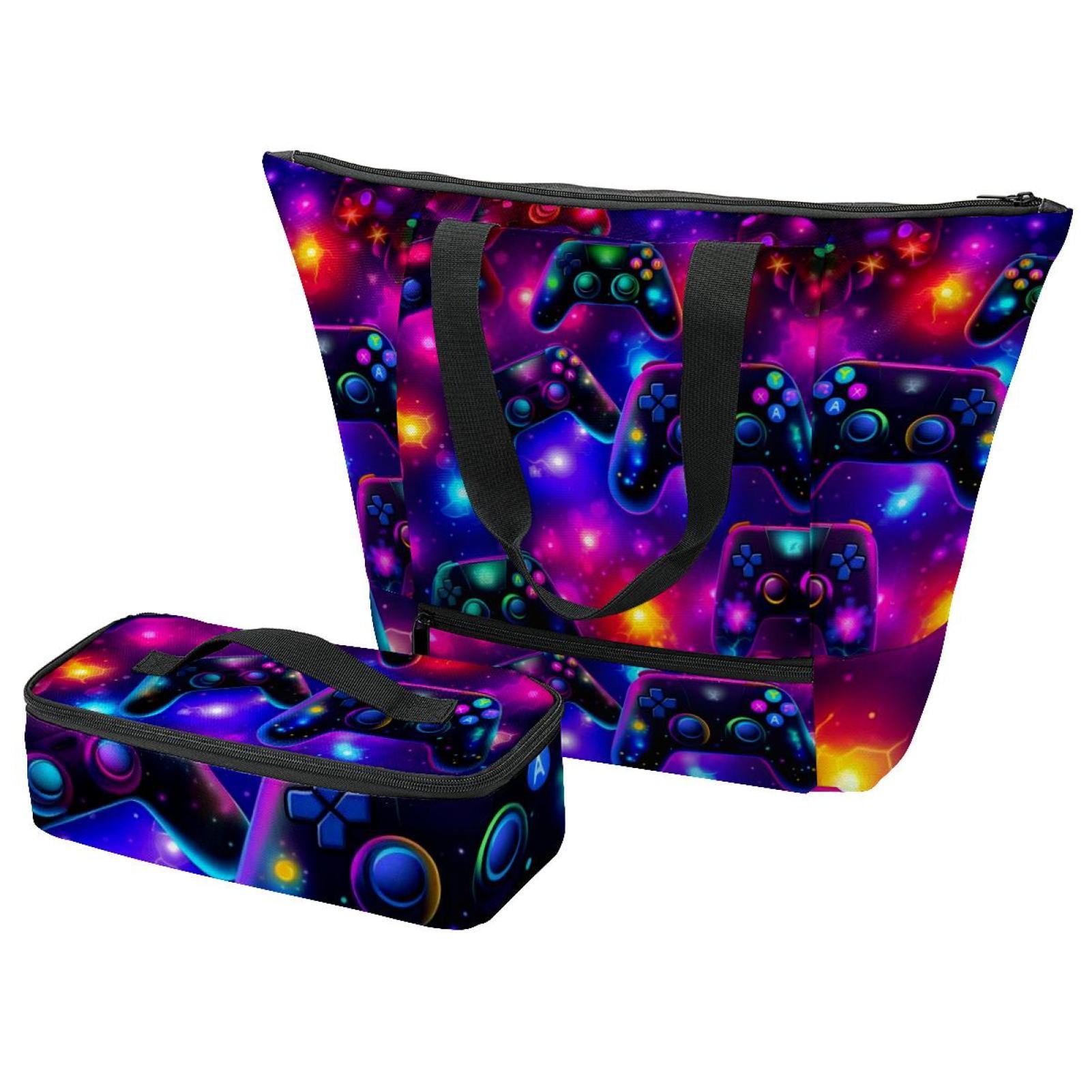 Game Controller Travel Duffel Bag Sports Tote Gym Bags Shoulder ...