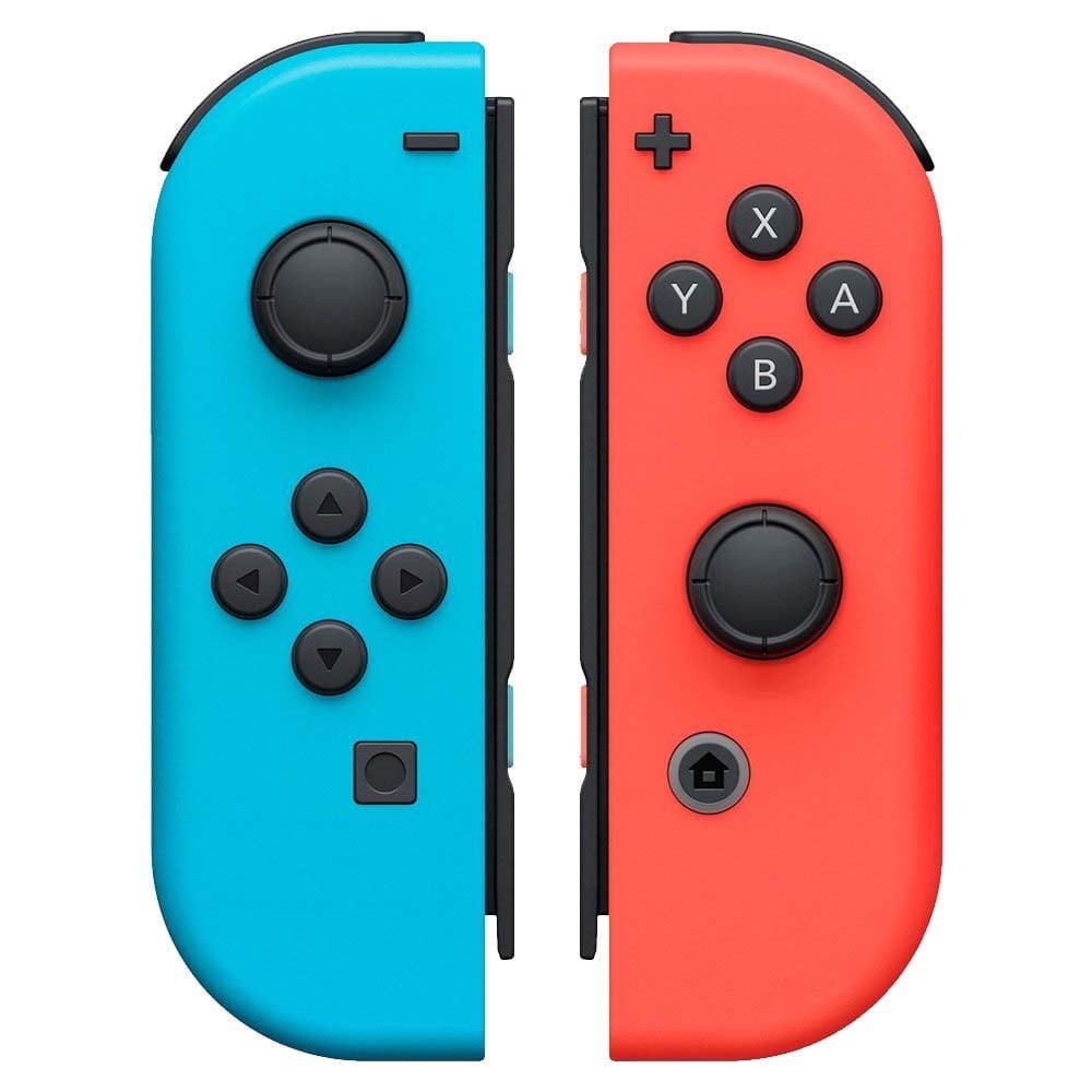 Game Controller for Nintendo Switch, Wireless Joy-Con (L/R), Neon Red/Blue - Walmart.com