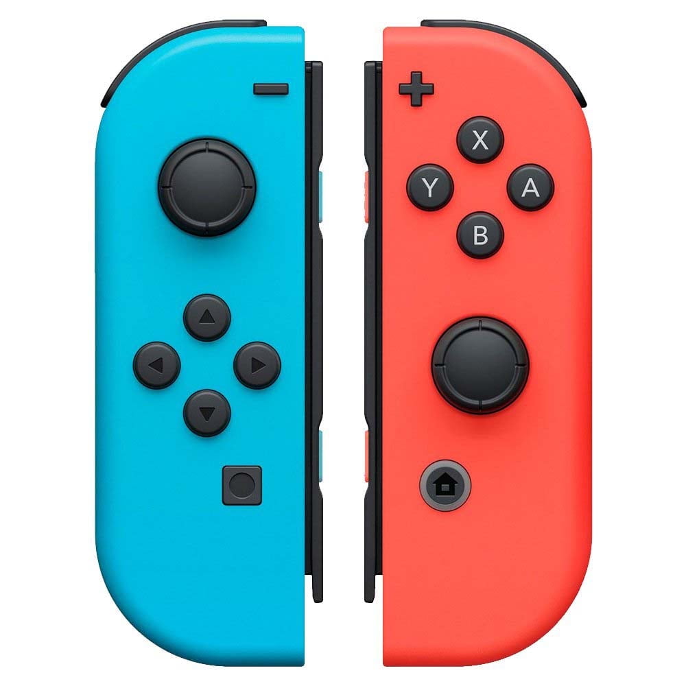 Game Controller for Nintendo Switch, Wireless Joy-Con (L/R), Neon Red/Blue - Walmart.com