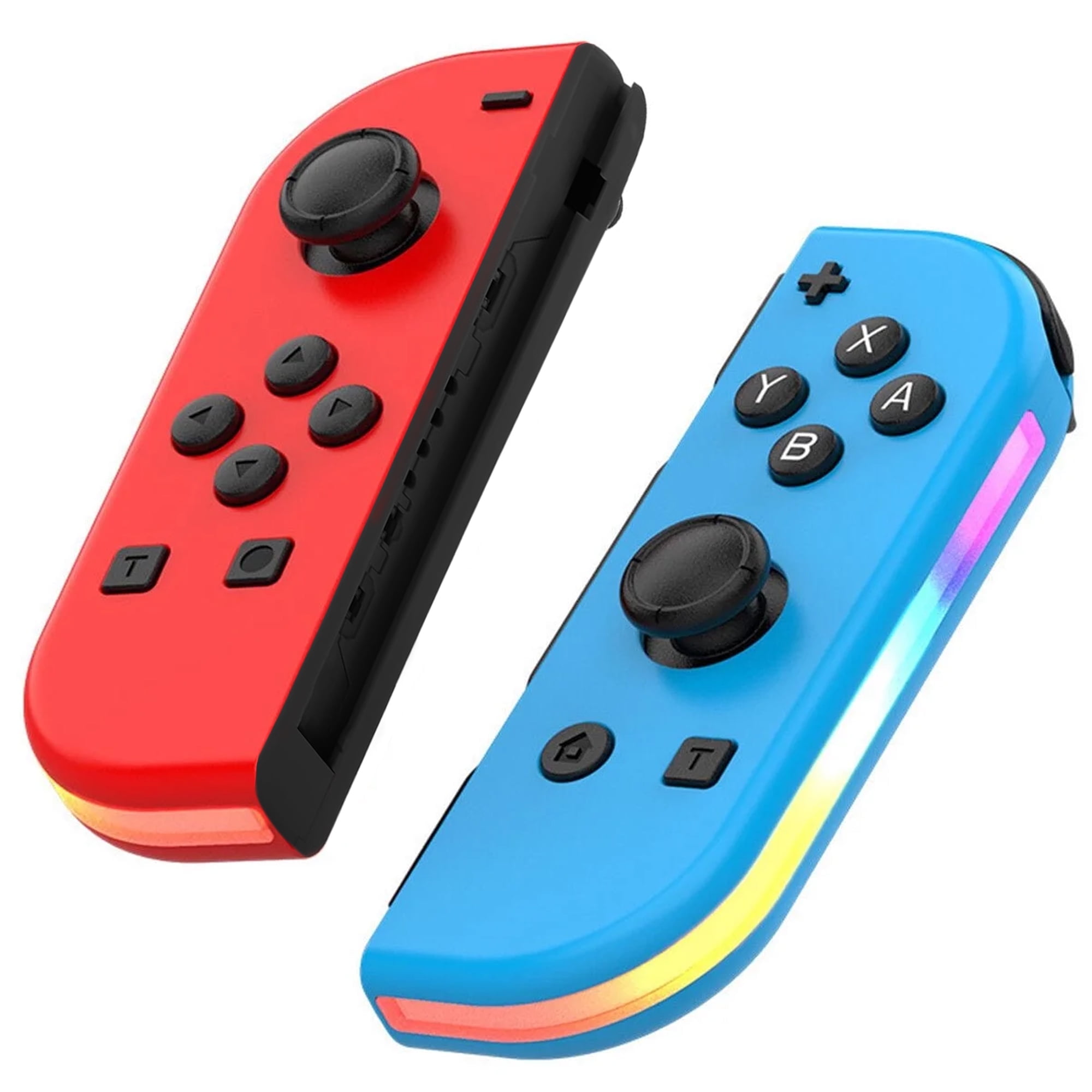 Game Controller for Nintendo Switch With LED, Neon Red/Blue - Walmart.com