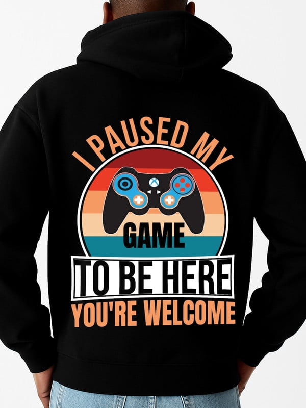 Game Controller hoodies & sweatshirt games men sweater hoodie black ...