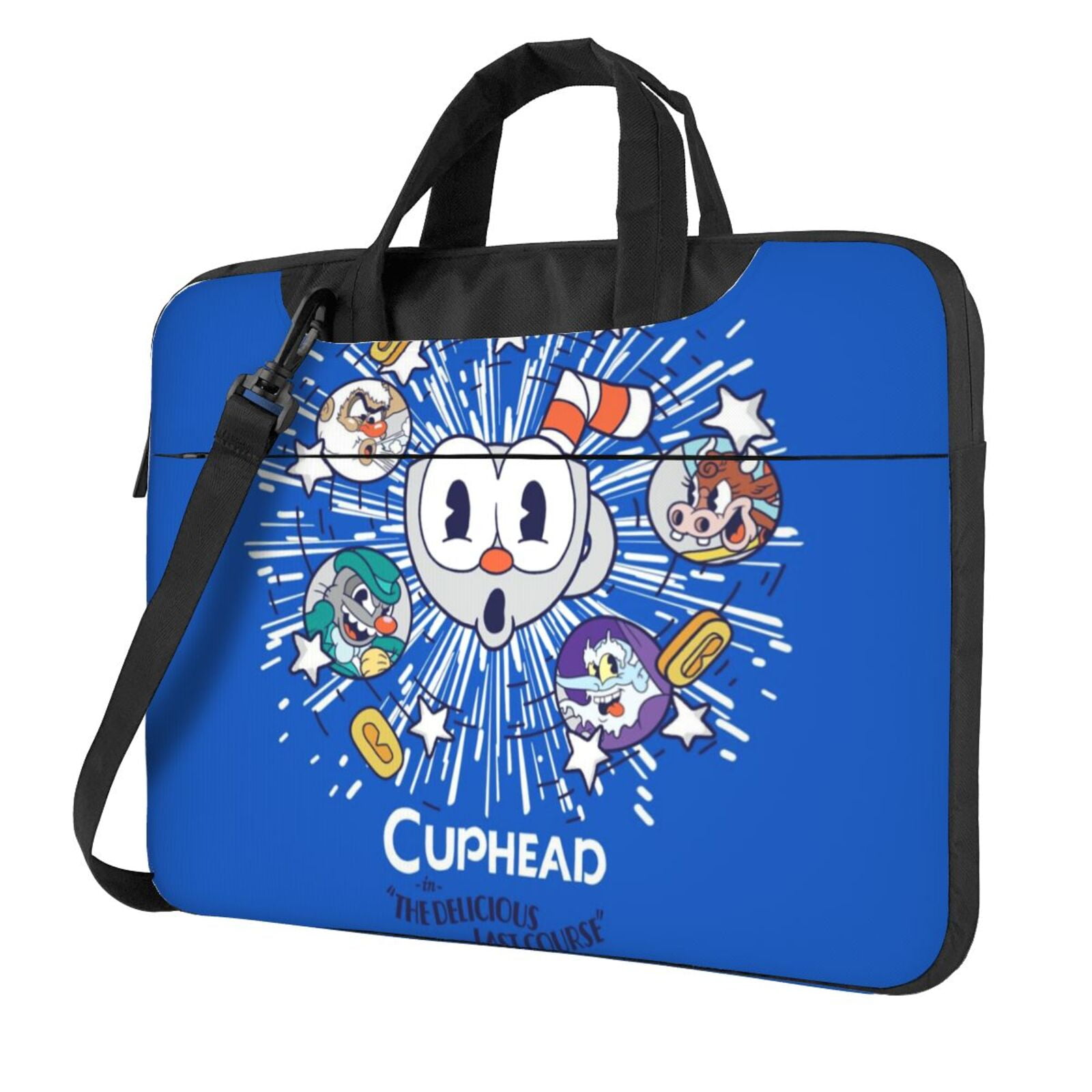 Game Cuphead Laptop Bag Shoulder Portable Laptop Case Sleeve Chromebook ...