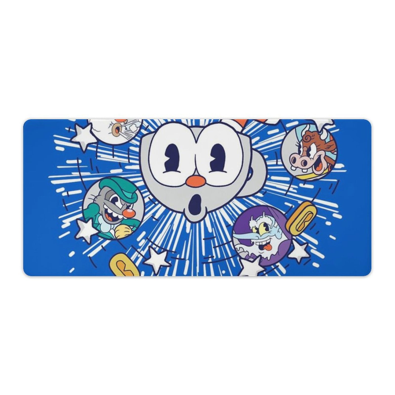 Game Cuphead Mouse Pad Extended Gaming No-sliped Large Desk Mat ...