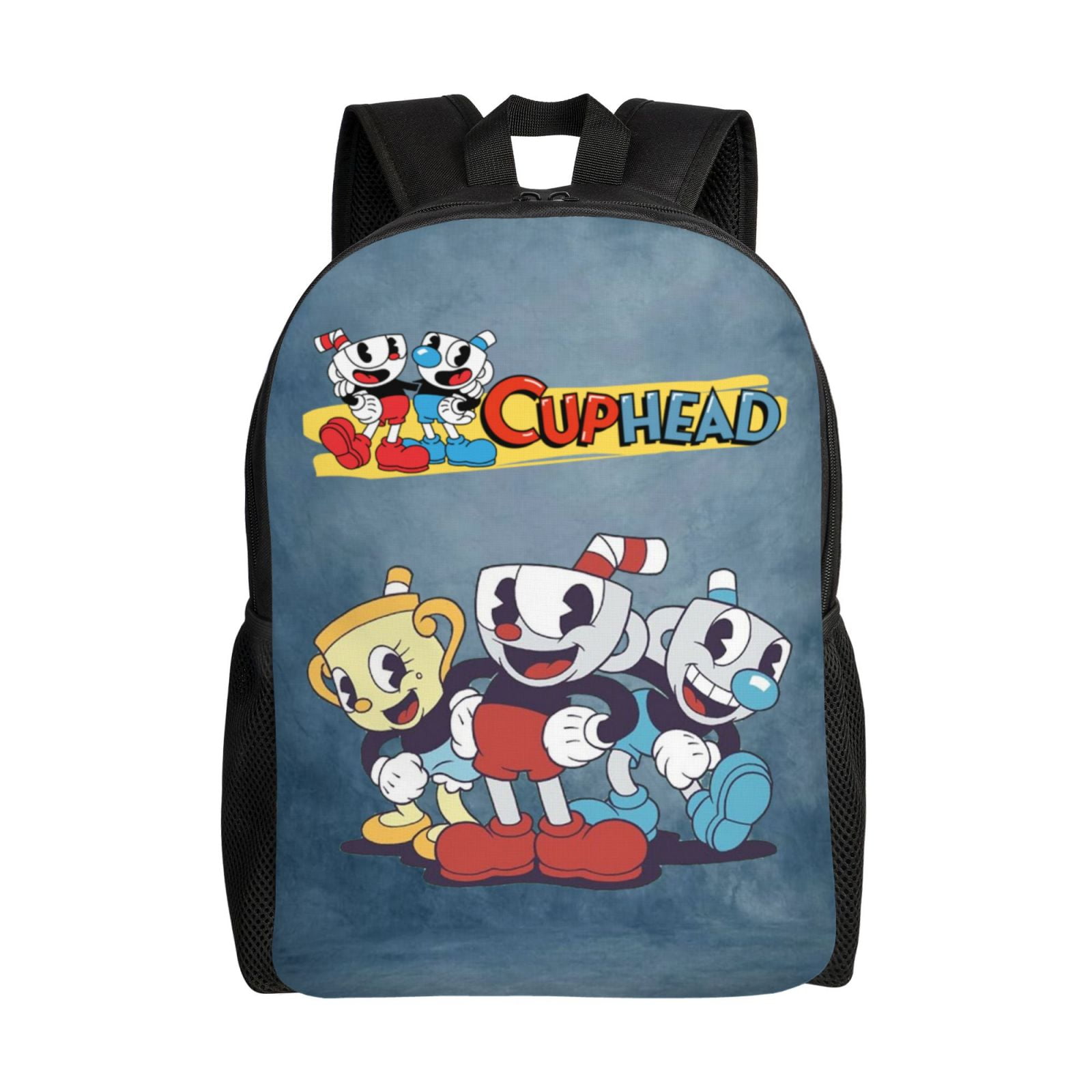 Game Cuphead Mugman Backpack Lightweight Unisex Basic Daypack Bookbag ...