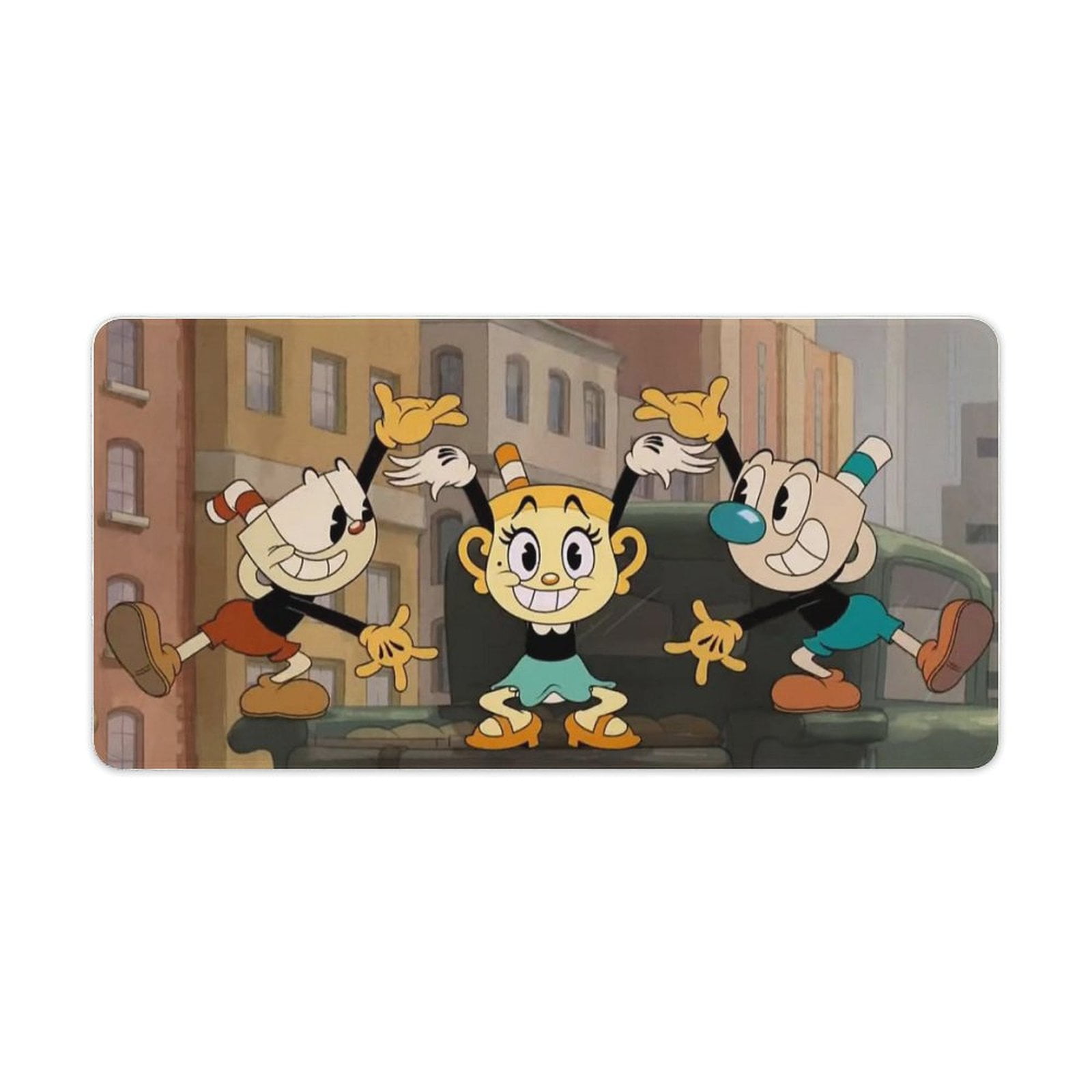 Game Cuphead Mugman Mouse Pad Extended Gaming No-sliped Large Desk Mat ...