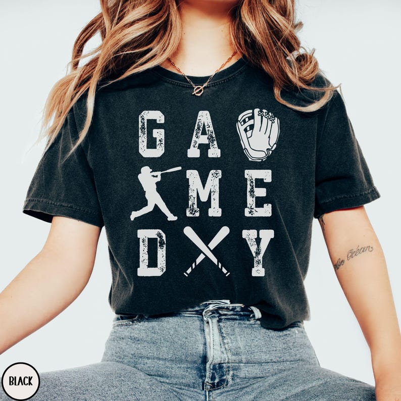 Game Day Baseball Shirt Retro Mama Spirit Wear Baseball Coach Tee ...