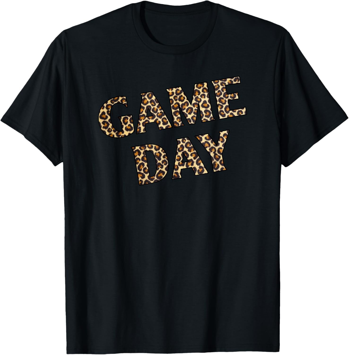 Game Day Cheetah Leopard Print Football Woman Men T-Shirt - Walmart.com