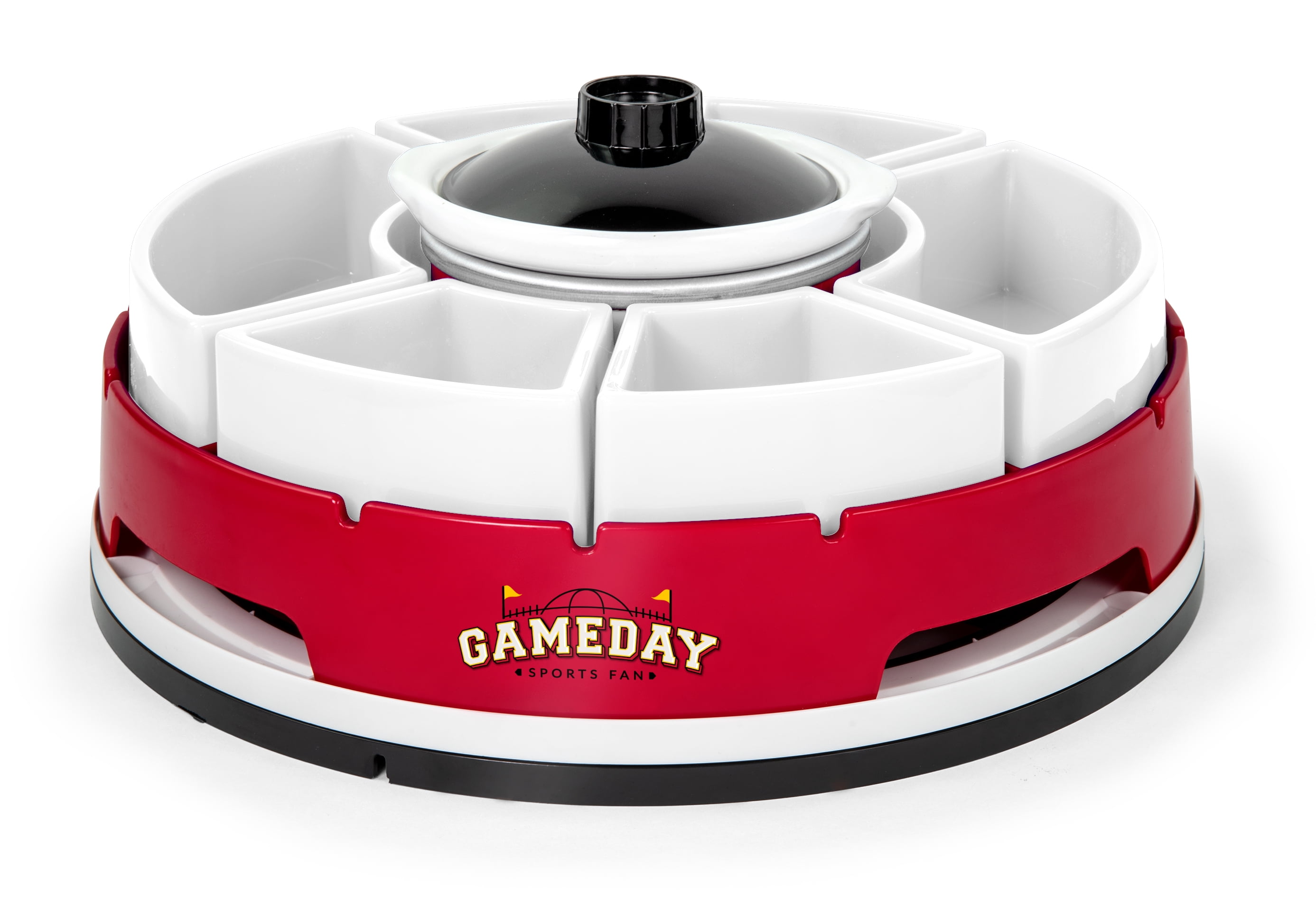 Game Day Lazy Susan Appetizer Server - Walmart.com