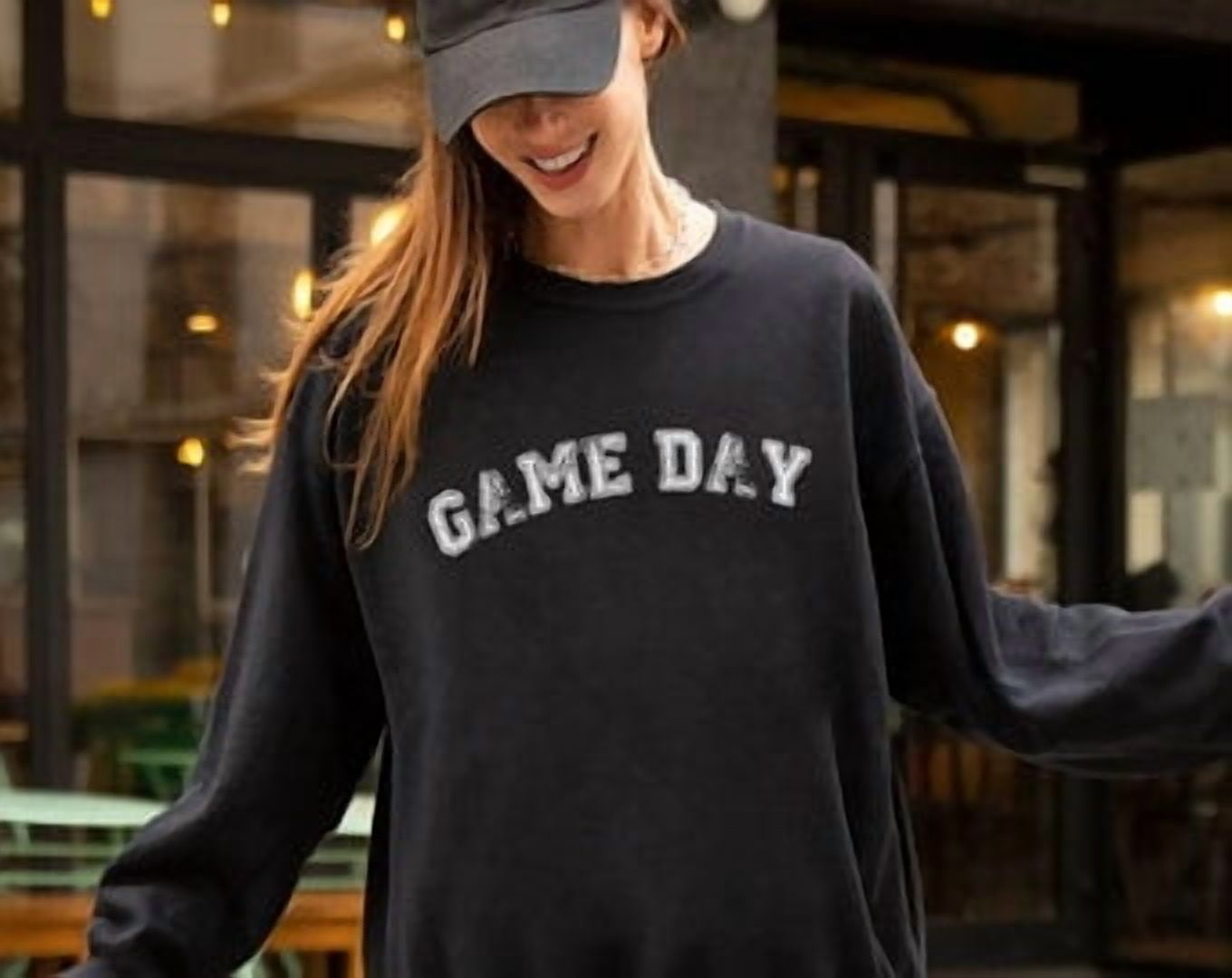 Game Day, Preppy Varsity Sports, Game Day Vibes Crewneck, Sunday ...