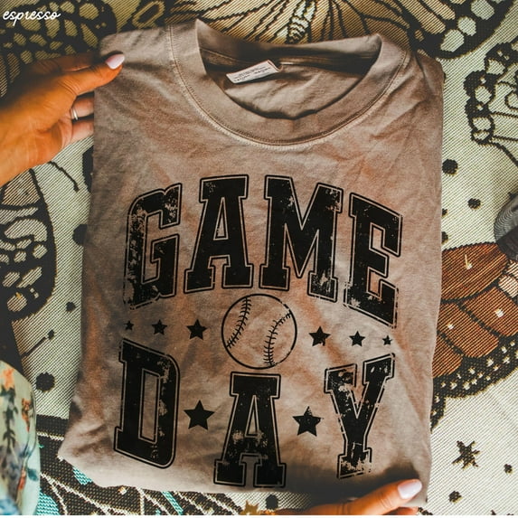 Game Day Star Shirt, Baseball Vibes Shirt, Sports Mom Shirt, Mothers ...