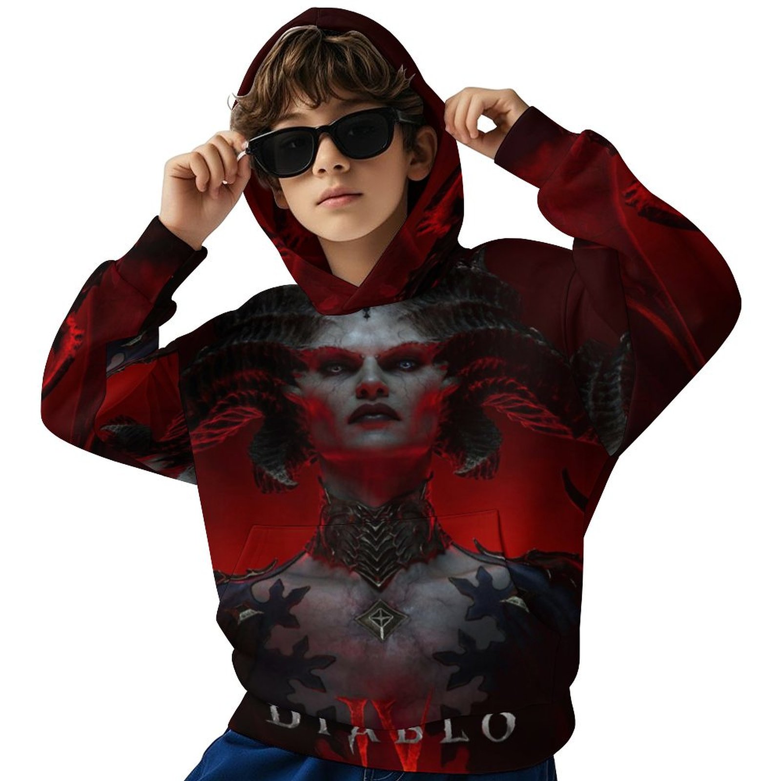 Game Diablo IV Children's Sweatshirt Hoodies Daily Kids Pullover ...