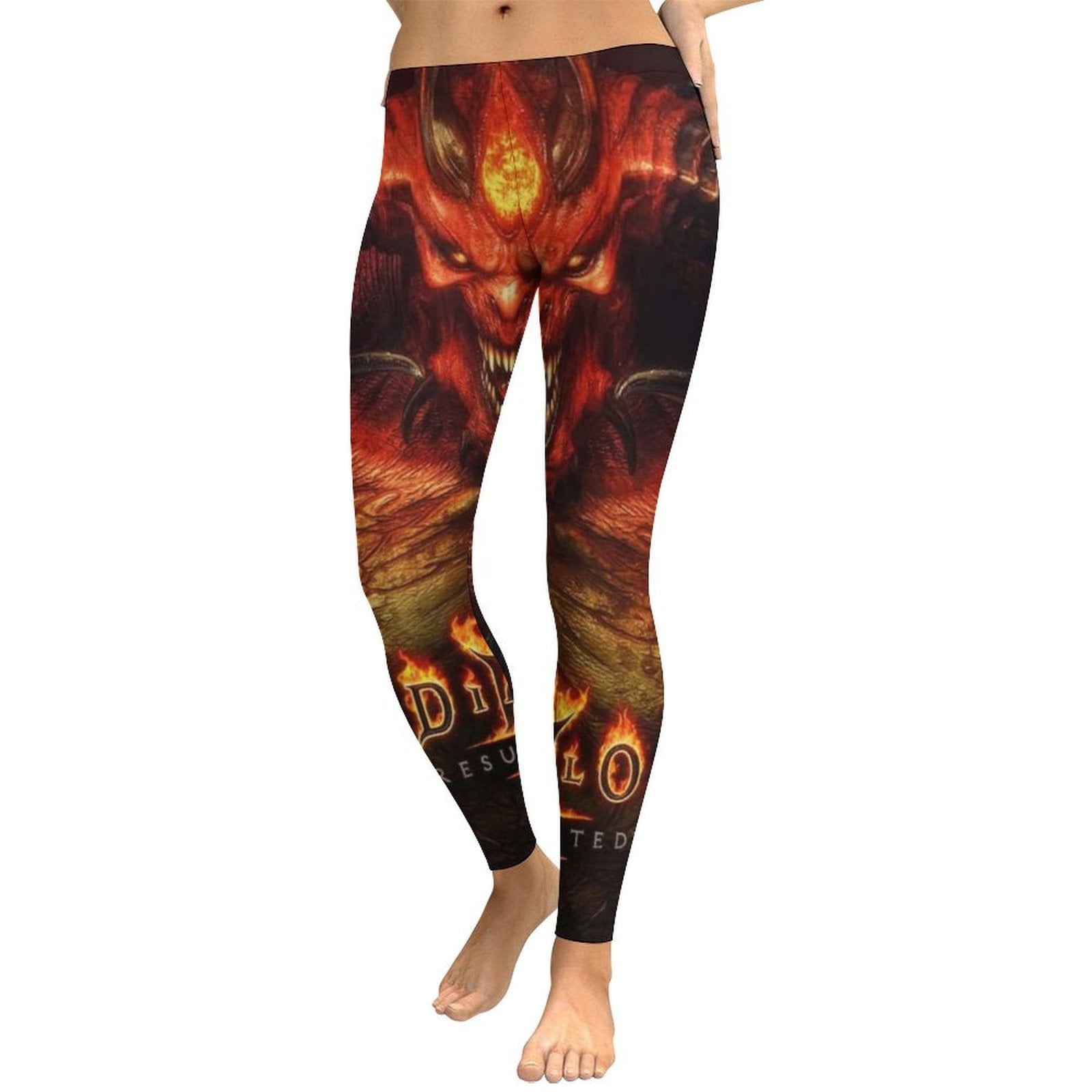 Game Diablo Women's Yoga Pants High Waisted Tummy Control Non See ...