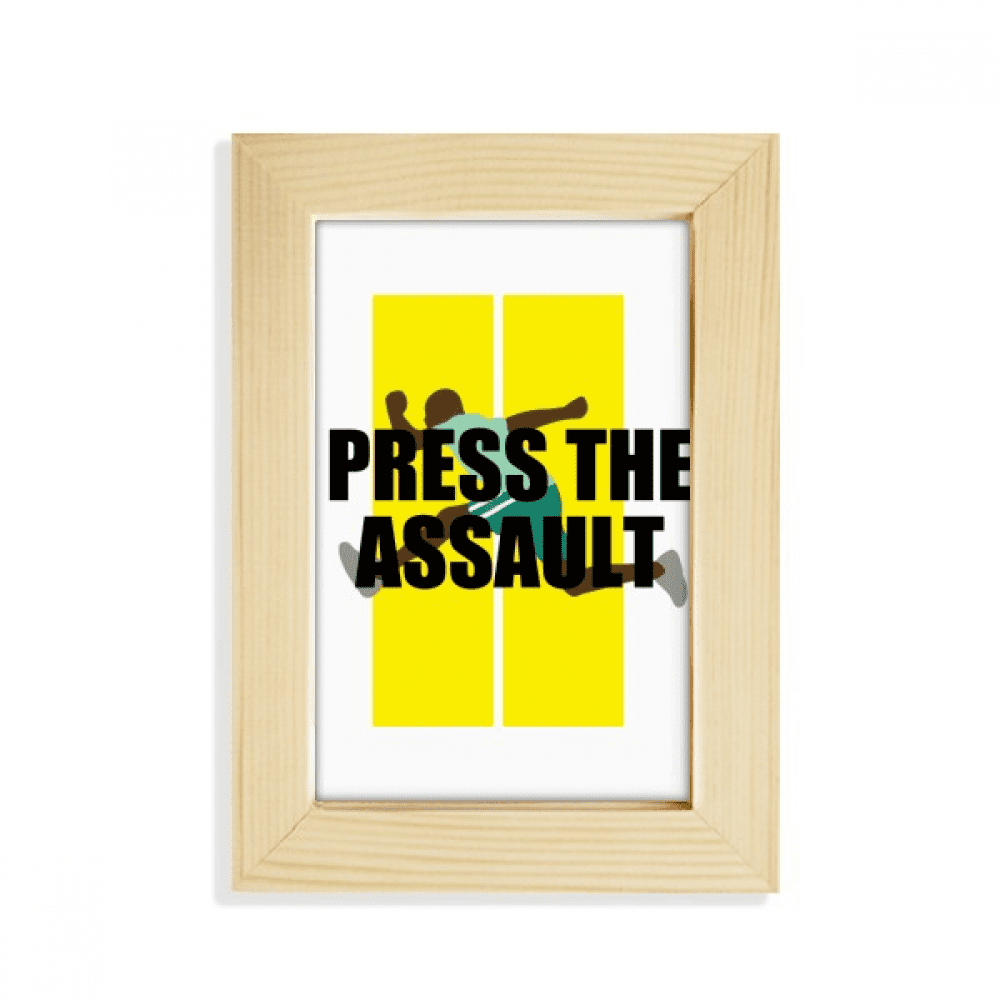 Game Dialogue Press The Assault Desktop Display Photo Frame Picture Art ...